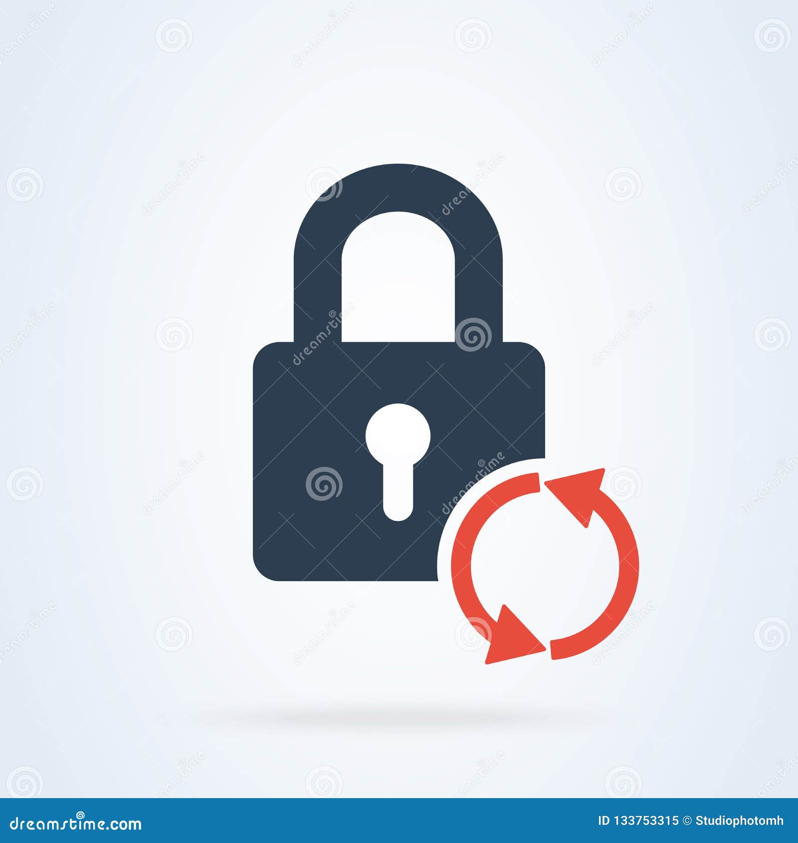 Vector Lock Recover and Reset Icon. Security Password Illustration ... Vector Lock Recover and Reset Icon. Security Password Illustration ...