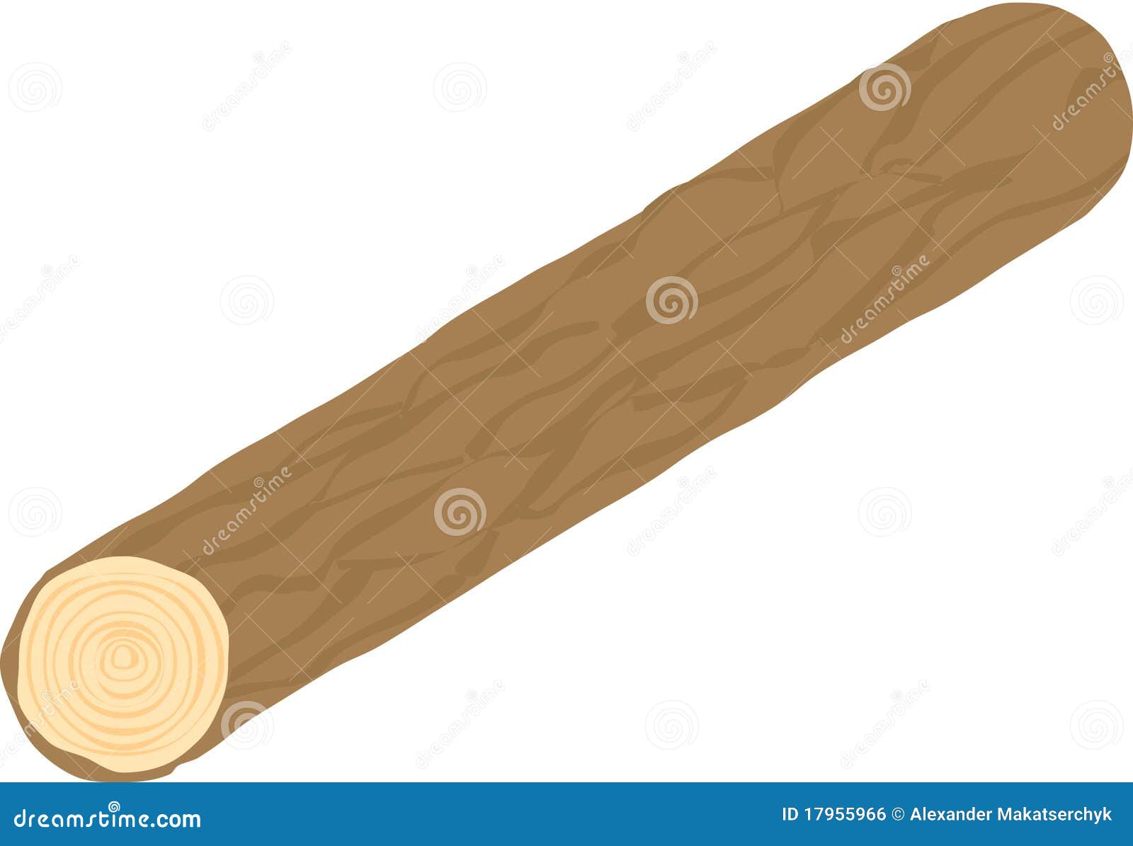 Vector Log. Wooden cross stock vector. Illustration of vector - 17955966