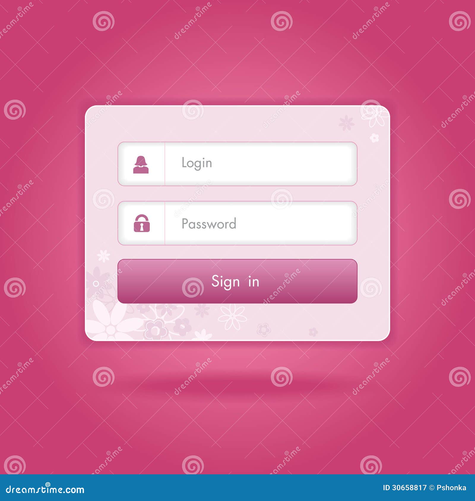 Vector login background stock vector. Illustration of mail - 30658817