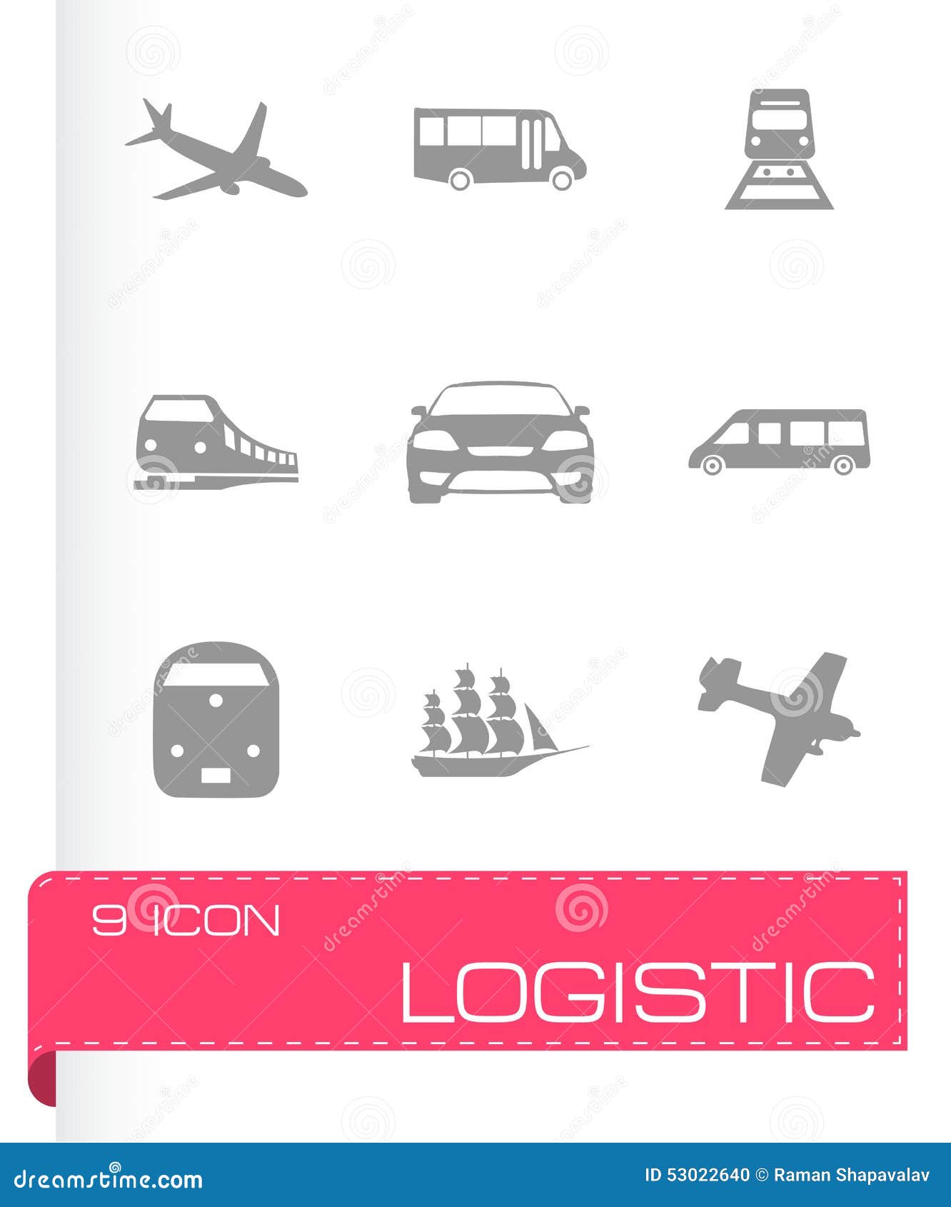 Vector Logistic And Delivery Isometric Icons | CartoonDealer.com #89006630