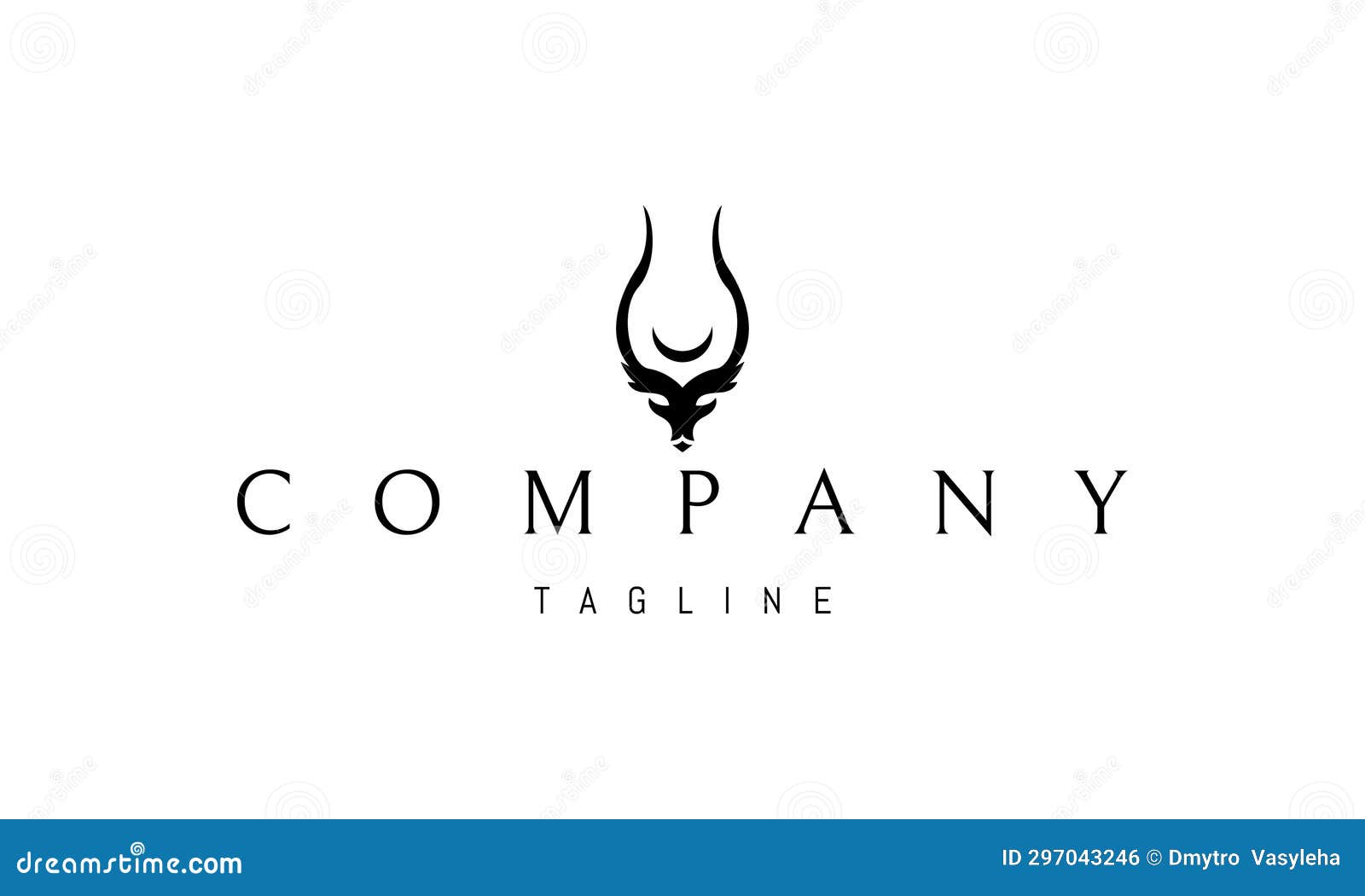 Set Of Vector Demonic Infernal Mystic Logotypes Created Using Po ...