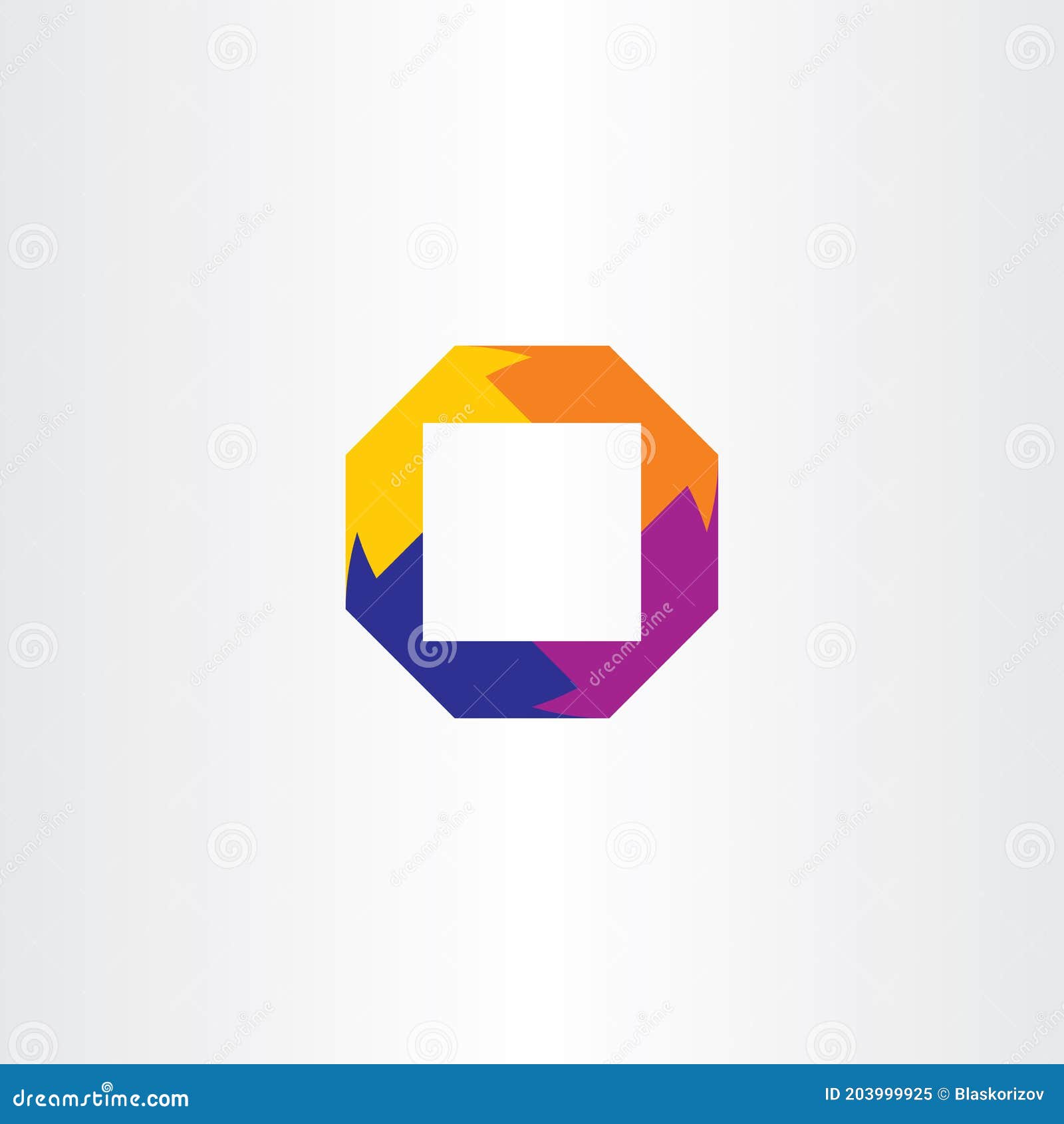 Vector Logo Abstract Square Business Element Symbol Icon Stock Vector ...