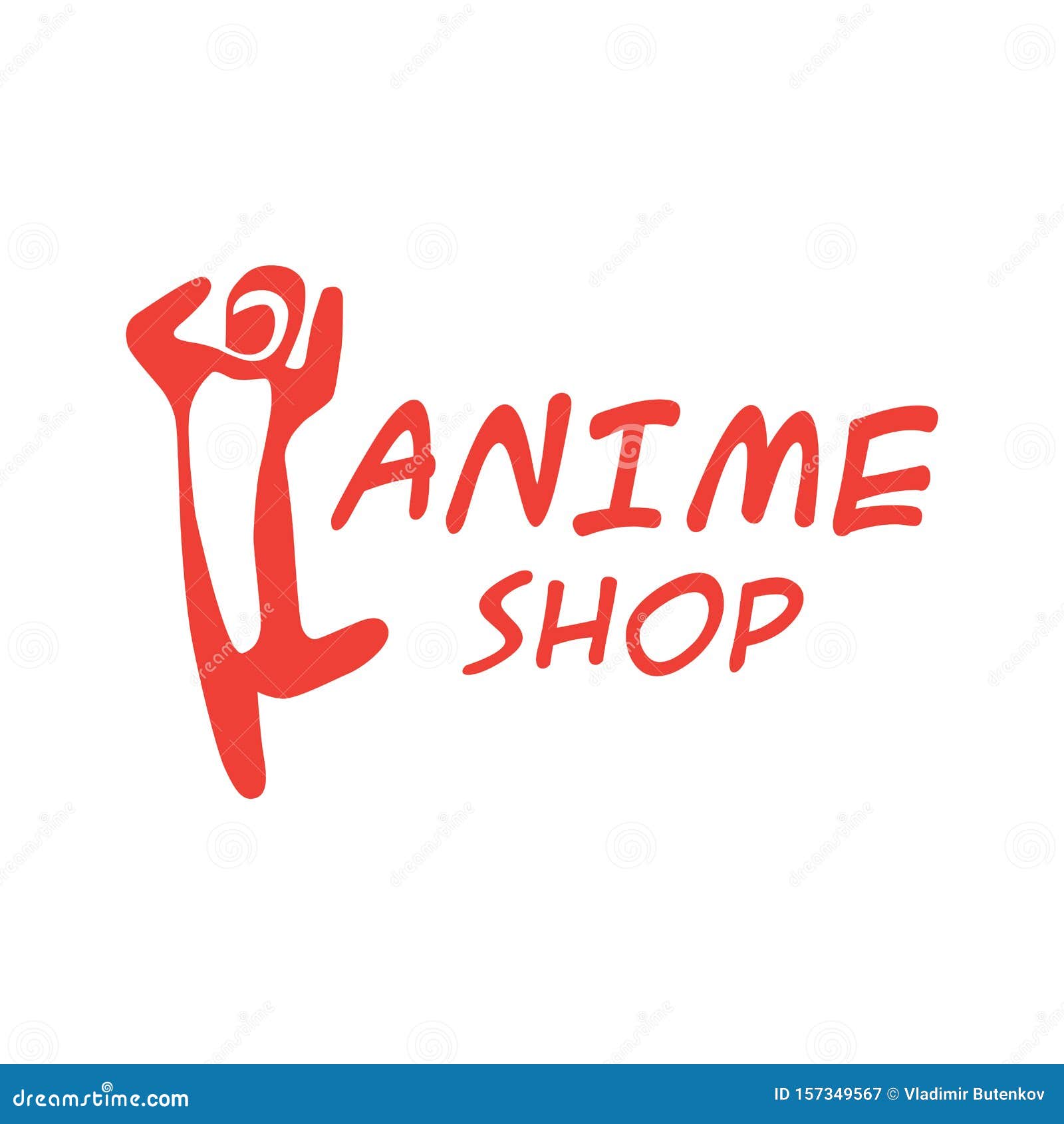 Vector Logo for Anime and Souvenir Shop Stock Illustration ...