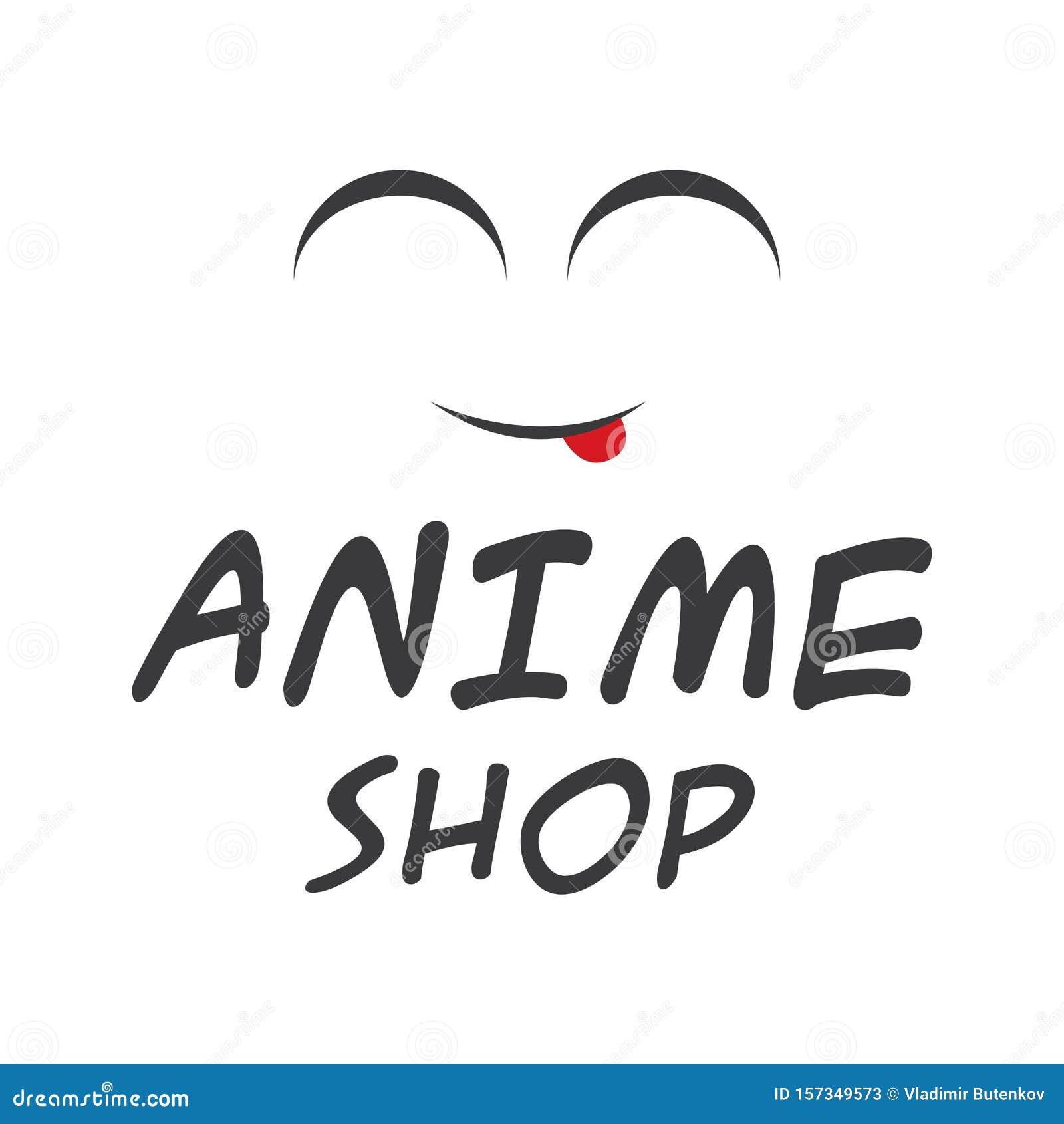 Vector Logo for Anime and Souvenir Shop Stock Illustration ...