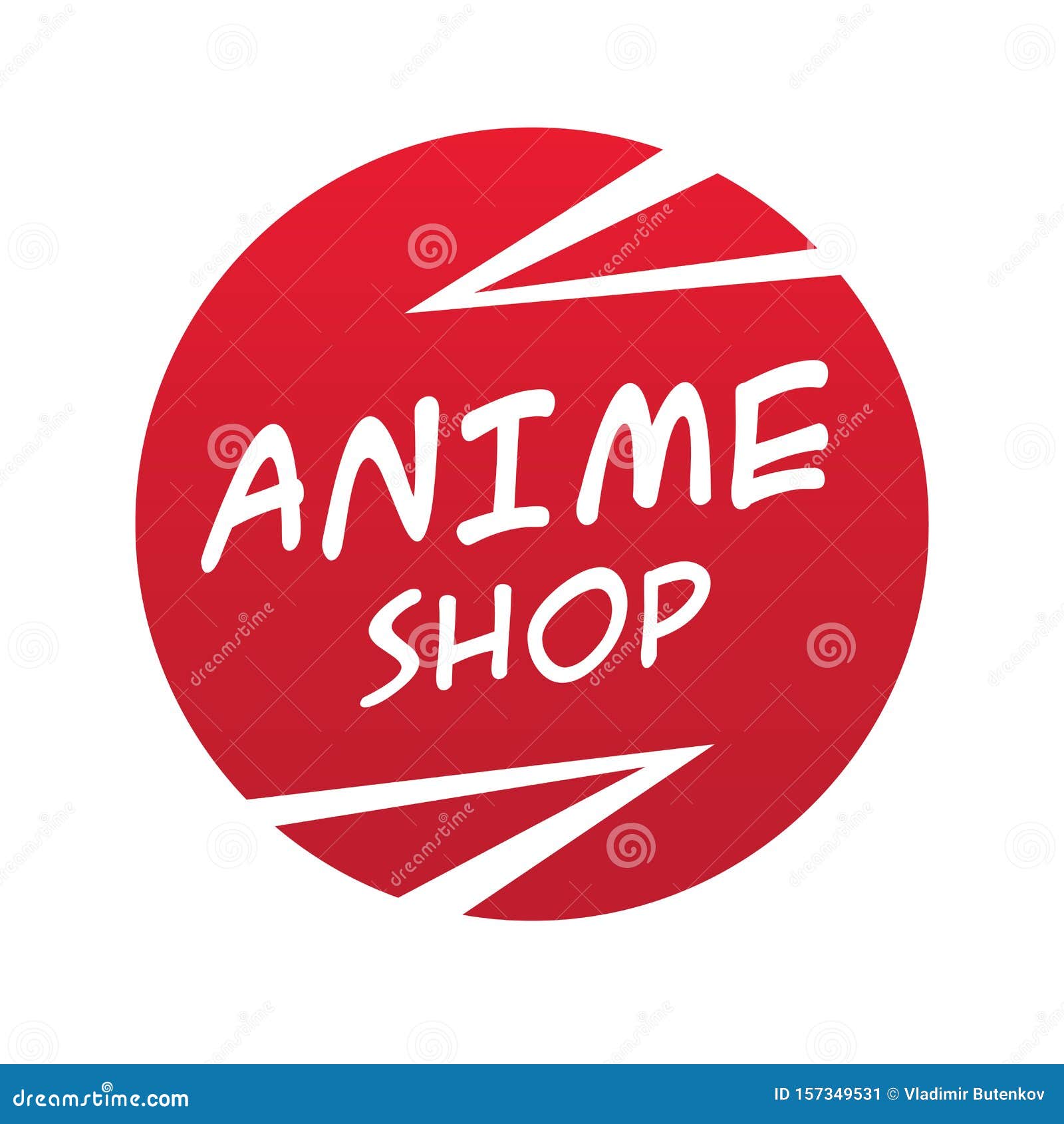 Vector Logo for Anime and Souvenir Shop Stock Illustration ...