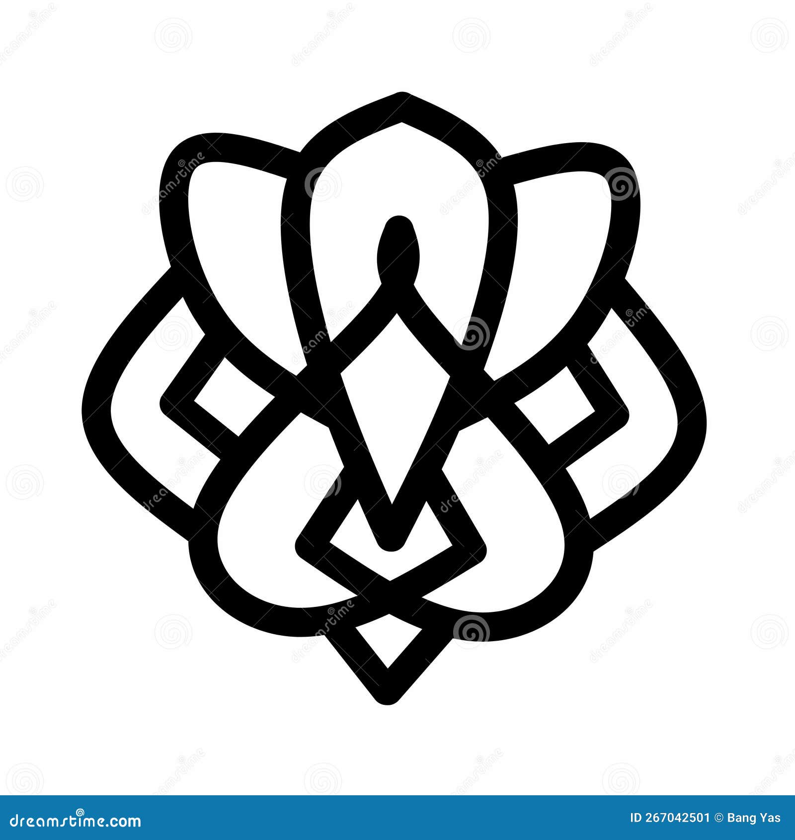 Vector Logo, Black Shape Abstract Emblem, Design Concept, Logo ...