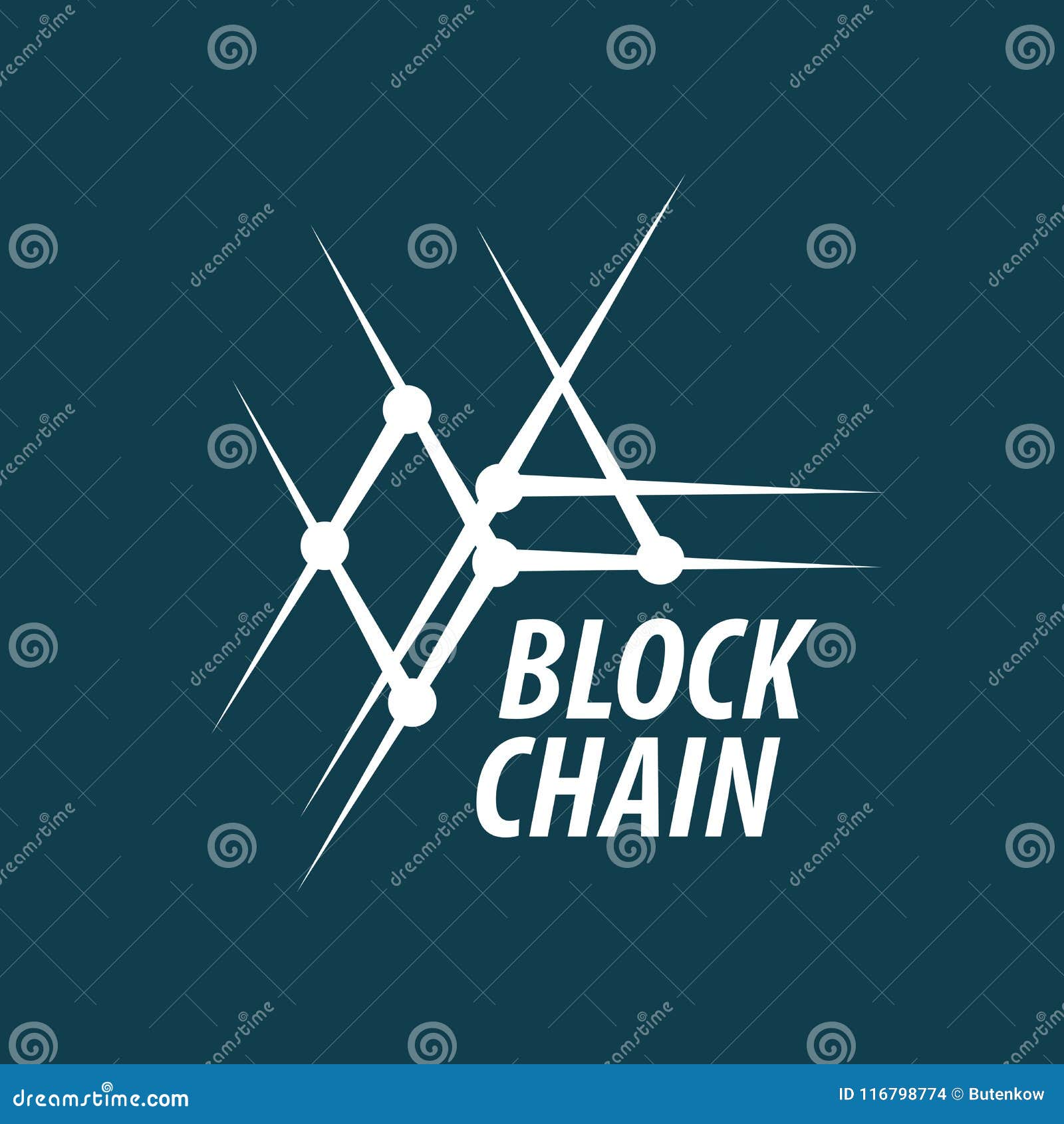 Vector logo blockchain stock vector. Illustration of blockchain - 116798774