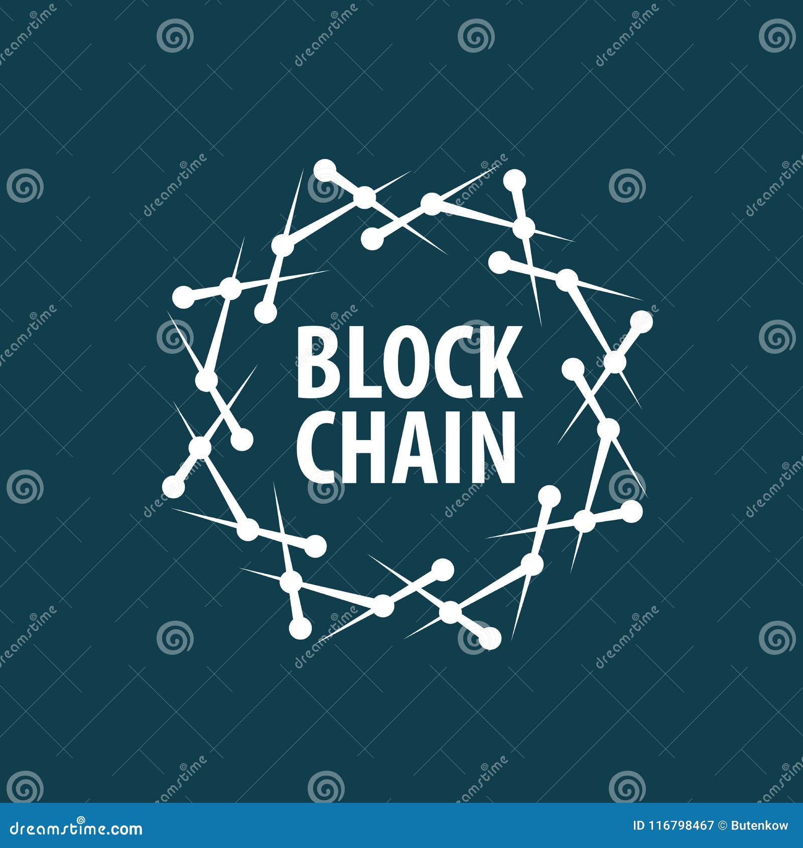 Vector logo blockchain stock vector. Illustration of cryptocurrency ...