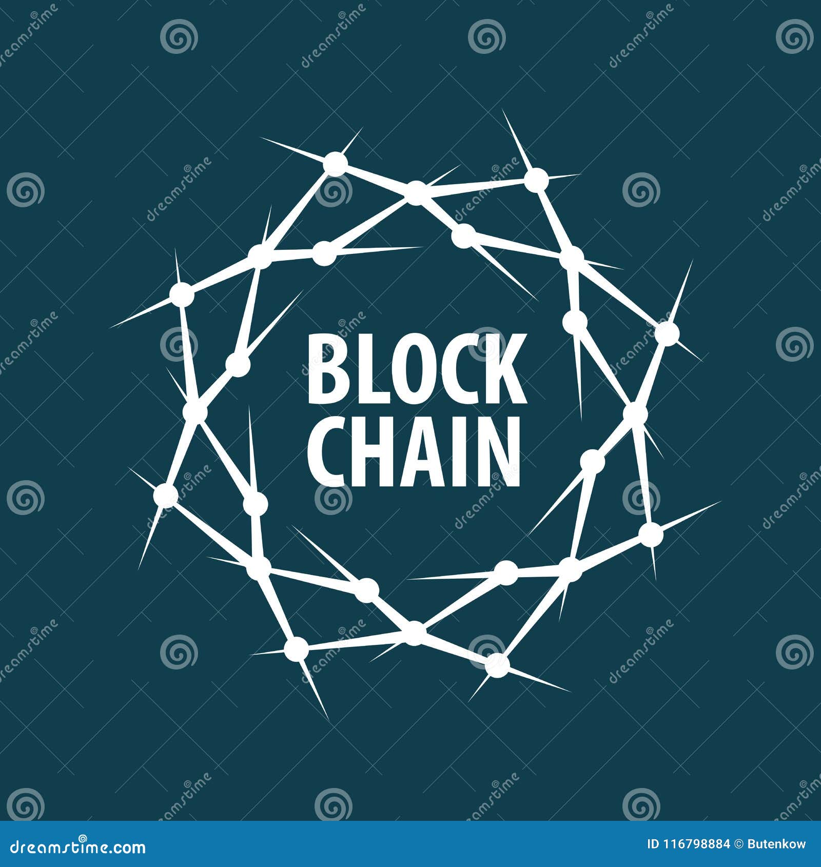 Vector logo blockchain stock vector. Illustration of digital - 116798884