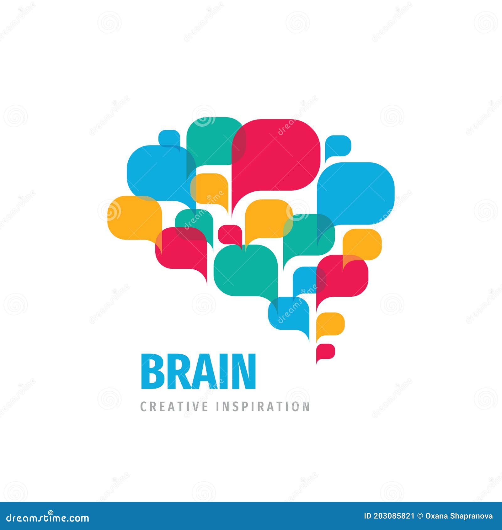 Creative Intellect Capable Of Various Vector Illustration ...