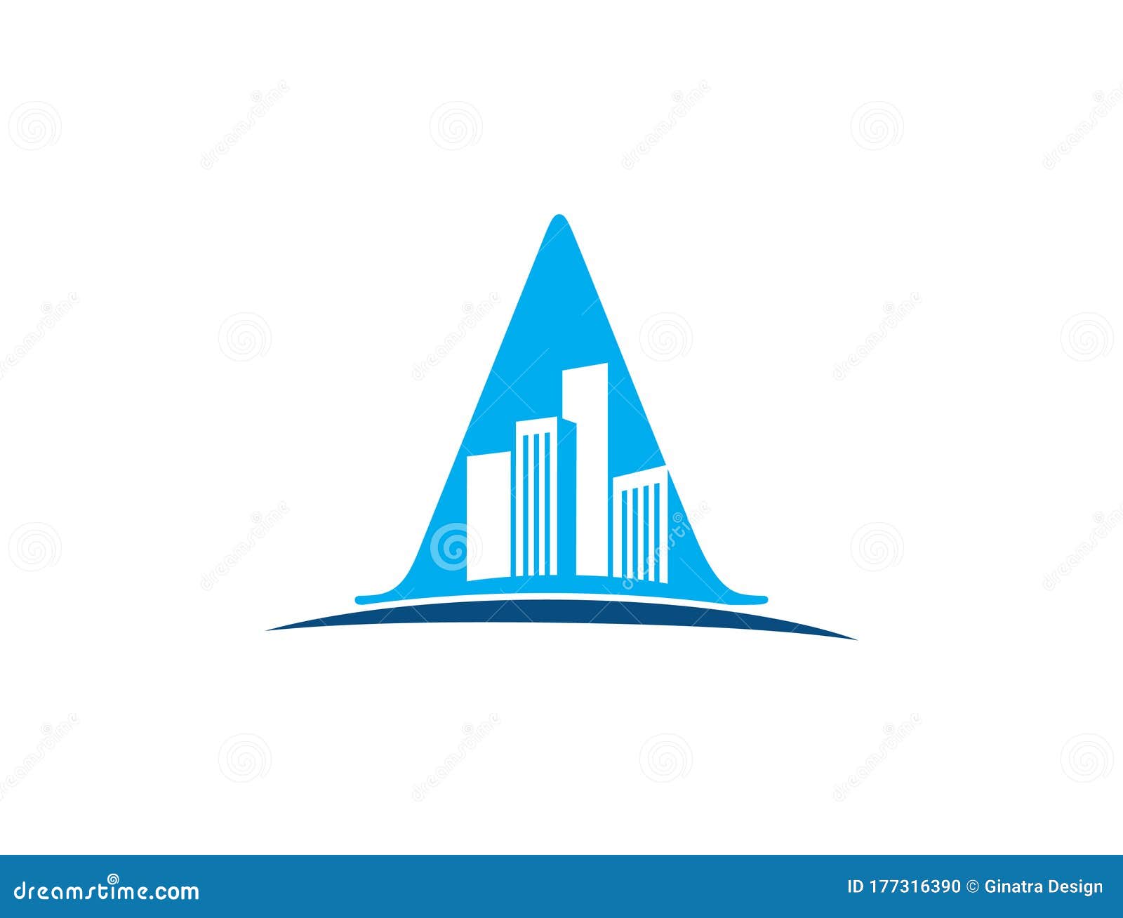 Building letter a logo stock vector. Illustration of concept - 177316390