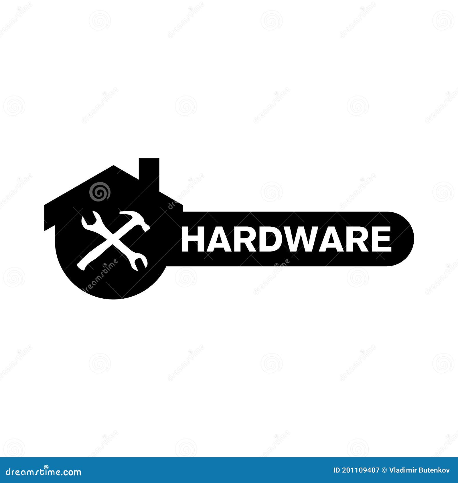 Vector Logo of a Building Materials Store Stock Illustration ...