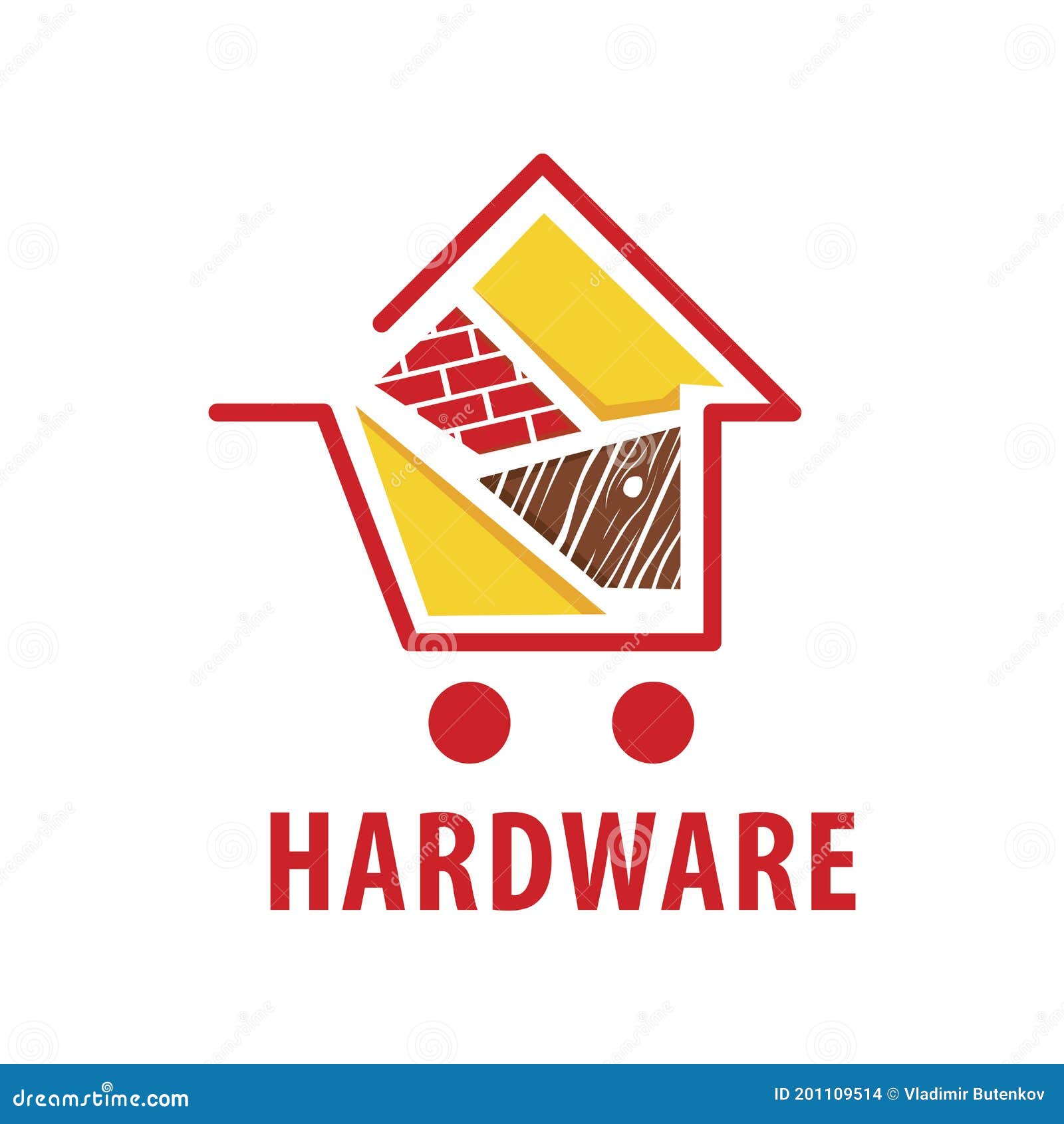 Vector Logo of a Building Materials Store Stock Illustration ...
