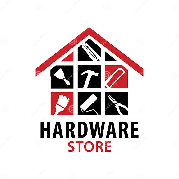 Vector Logo of a Building Materials Store Stock Illustration ...