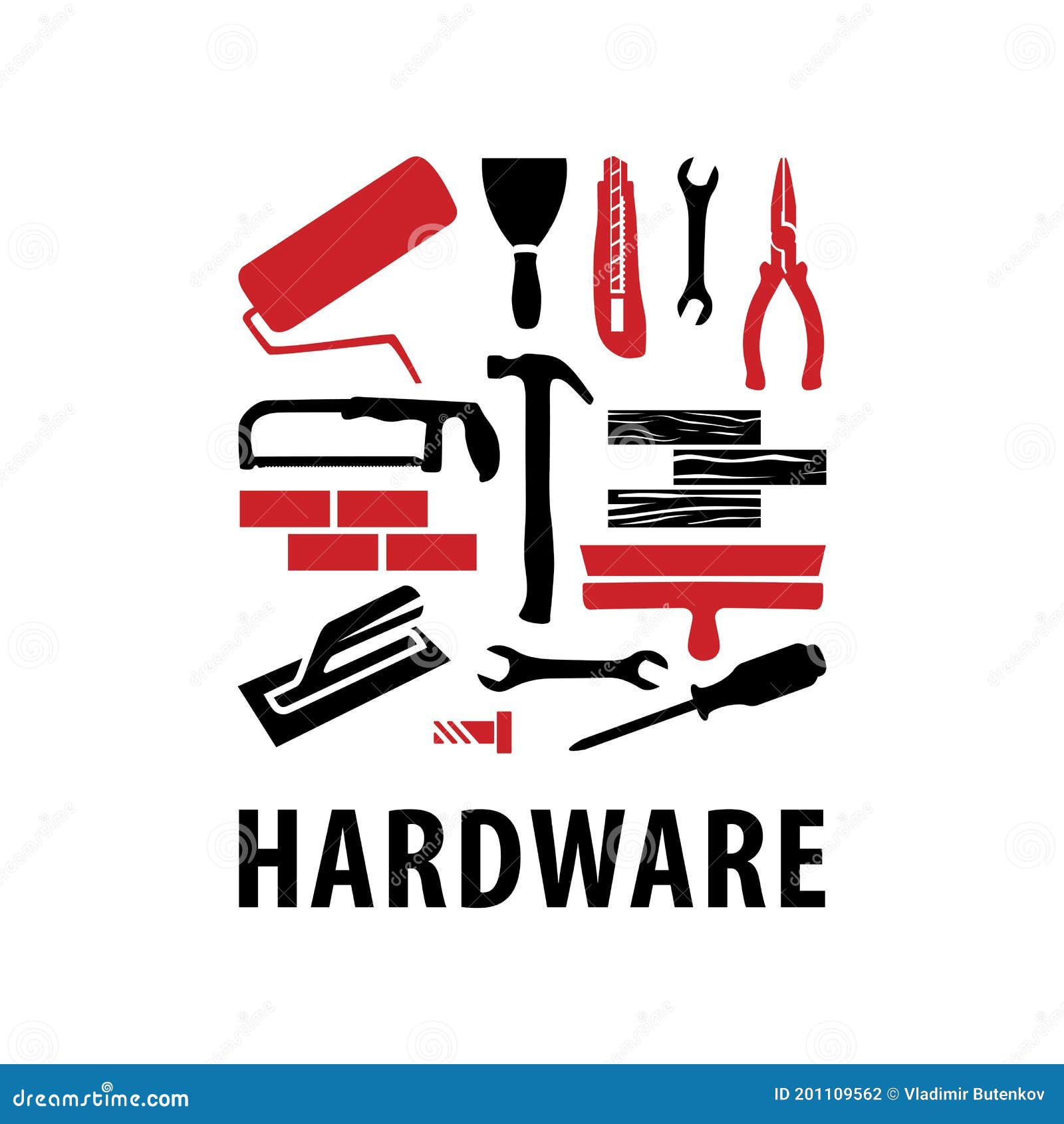 Vector Logo of a Building Materials Store Stock Illustration ...