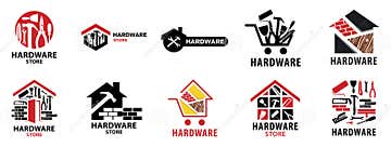Vector Logo of a Building Materials Store Stock Vector - Illustration ...