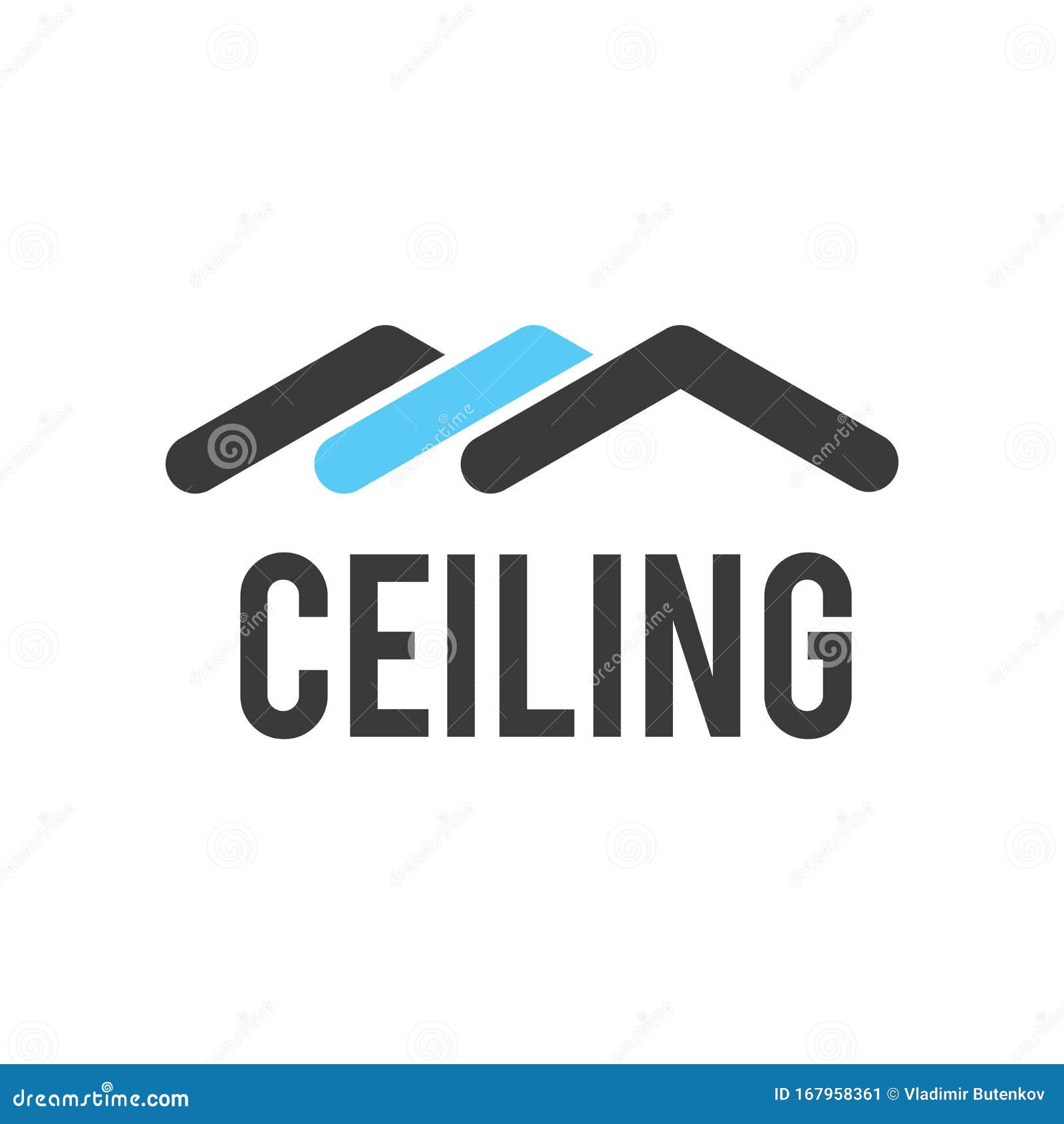 Vector Logo of Ceilings and Stretch Ceilings Stock Illustration ...