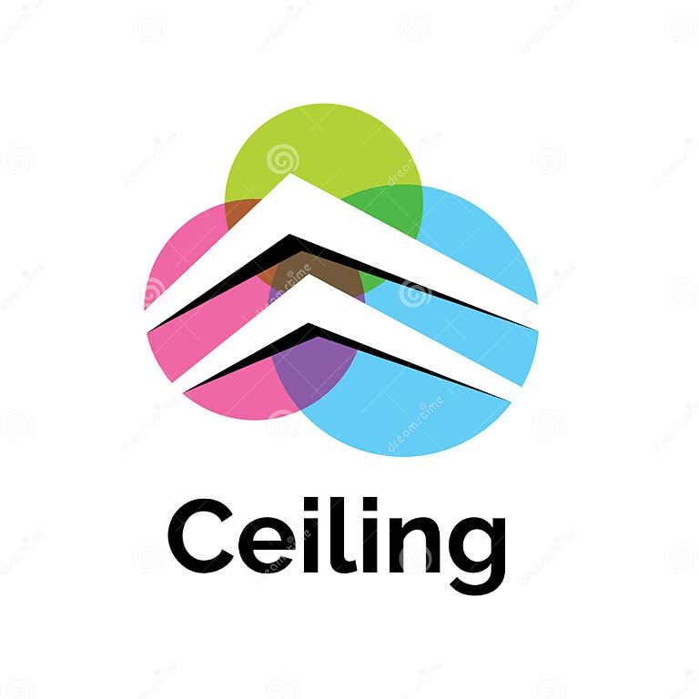 Vector Logo of Ceilings and Stretch Ceilings Stock Illustration ...