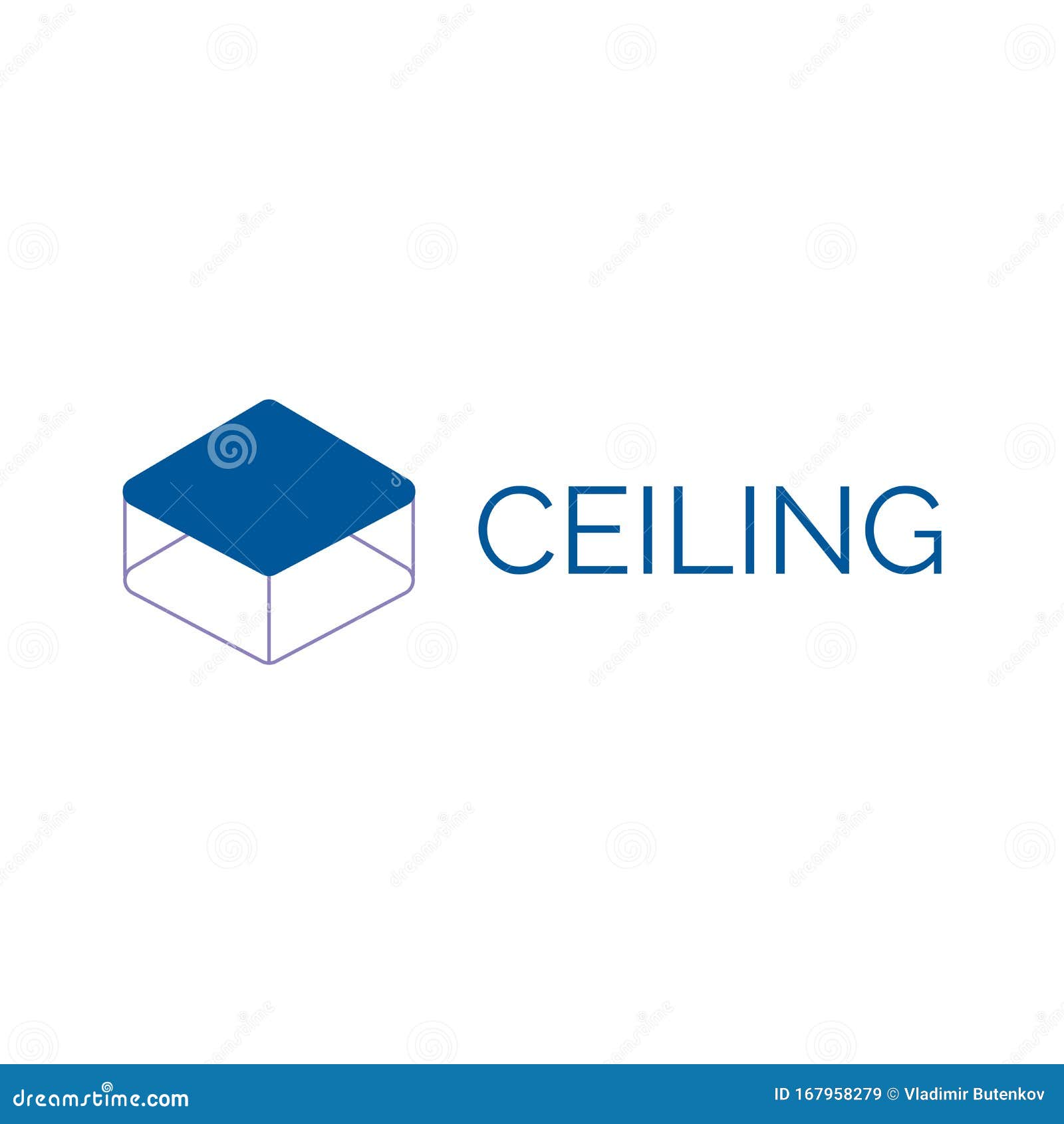 Vector Logo of Ceilings and Stretch Ceilings Stock Illustration ...