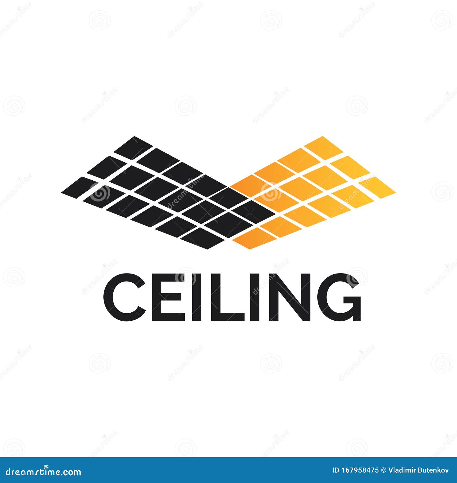 Vector Logo of Ceilings and Stretch Ceilings Stock Illustration ...
