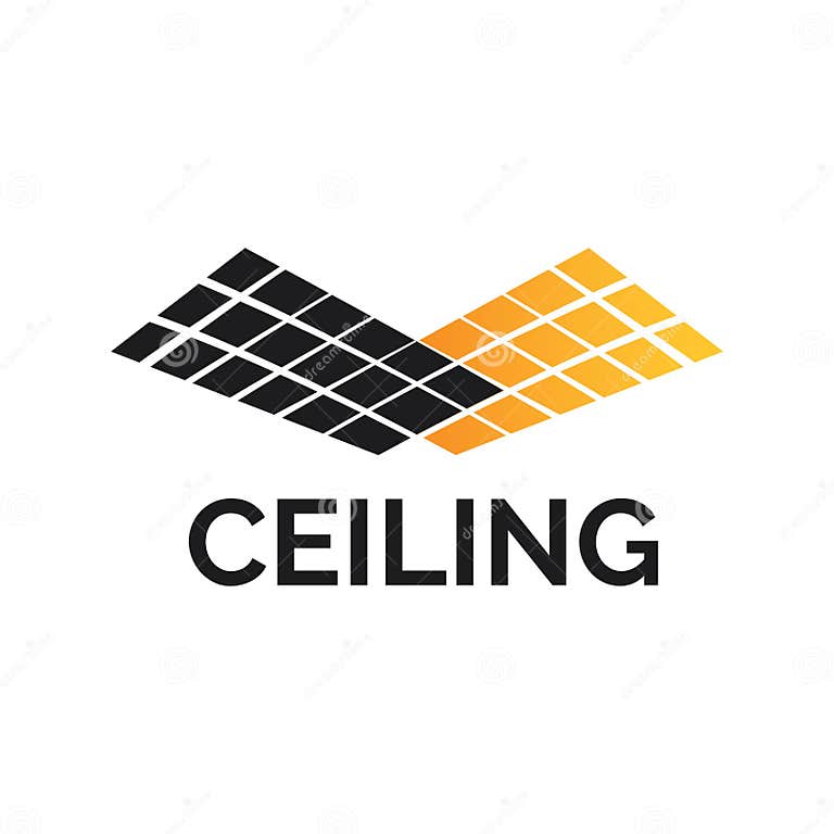 Vector Logo of Ceilings and Stretch Ceilings Stock Illustration ...