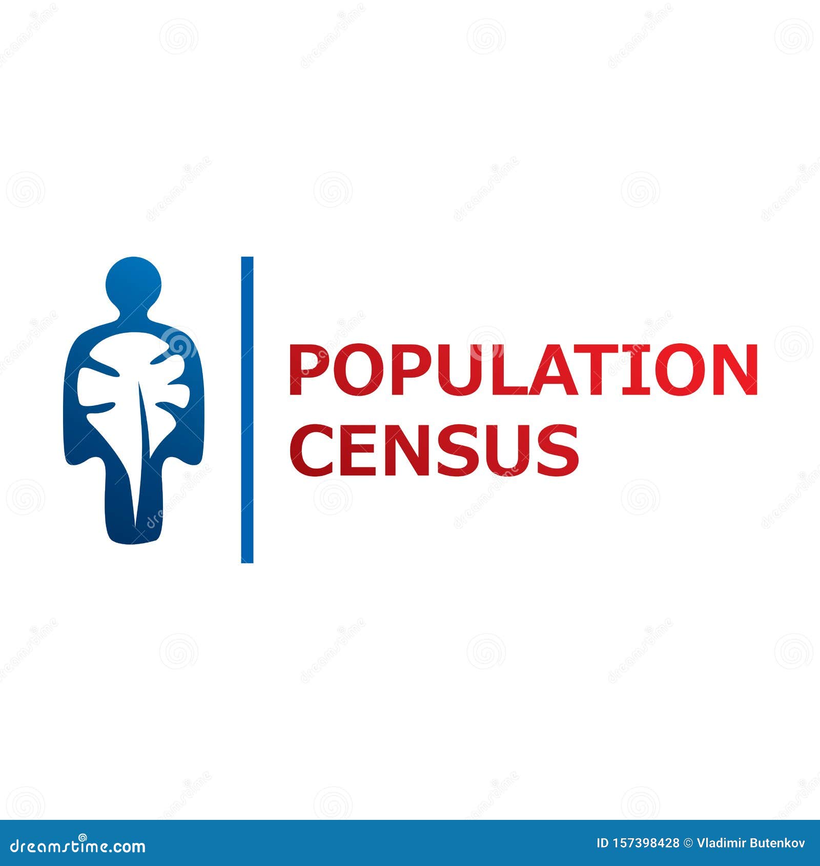 Vector Logo for Census, Population Count and Demographic Statistics ...