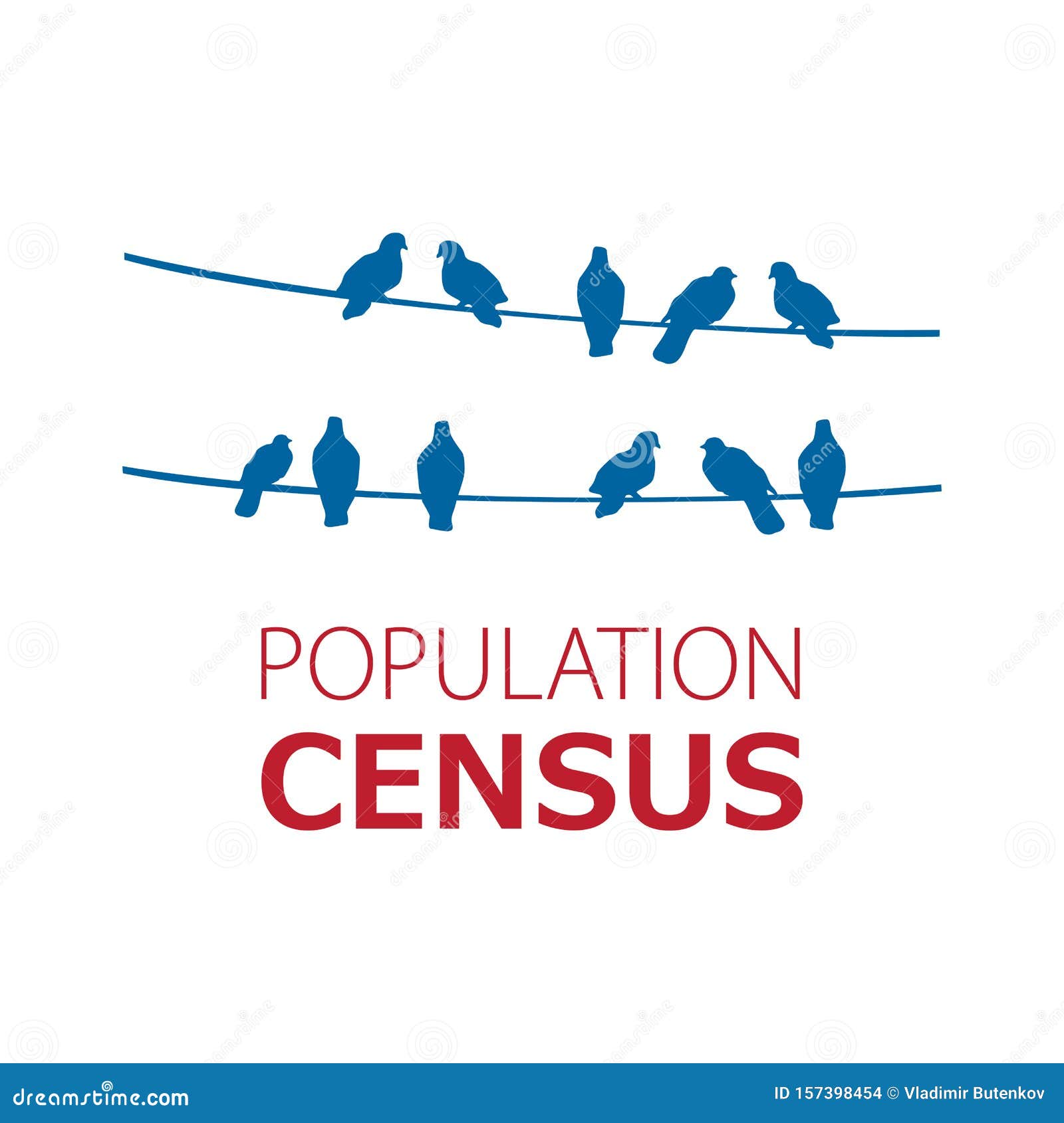 Vector Logo for Census, Population Count and Demographic Statistics ...