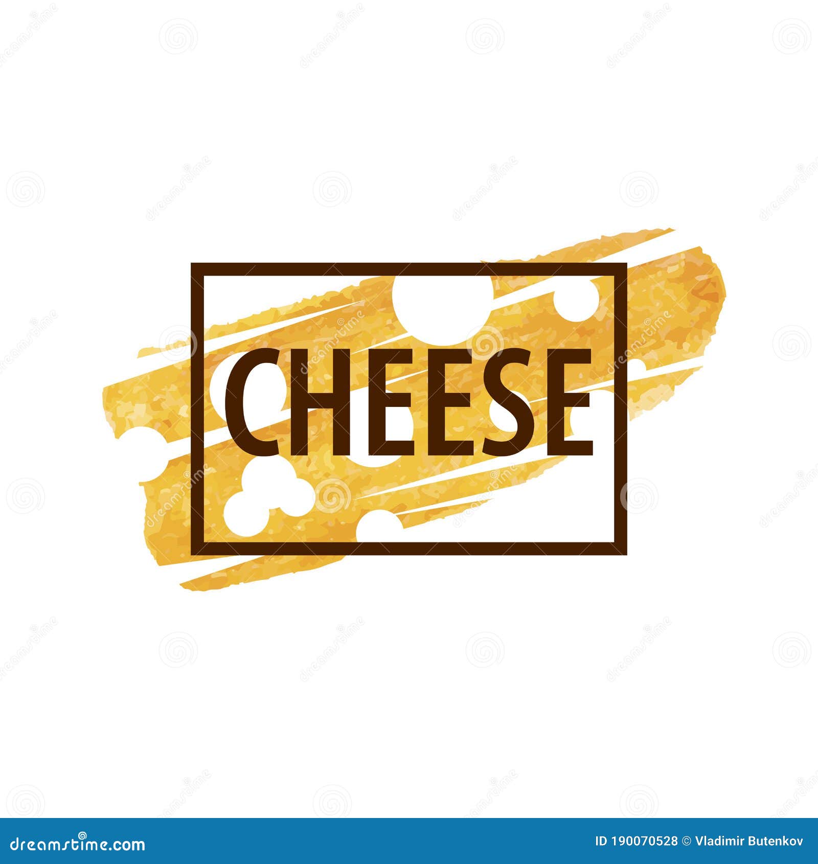 Vector Logo of the Cheese Production Company Stock Illustration ...