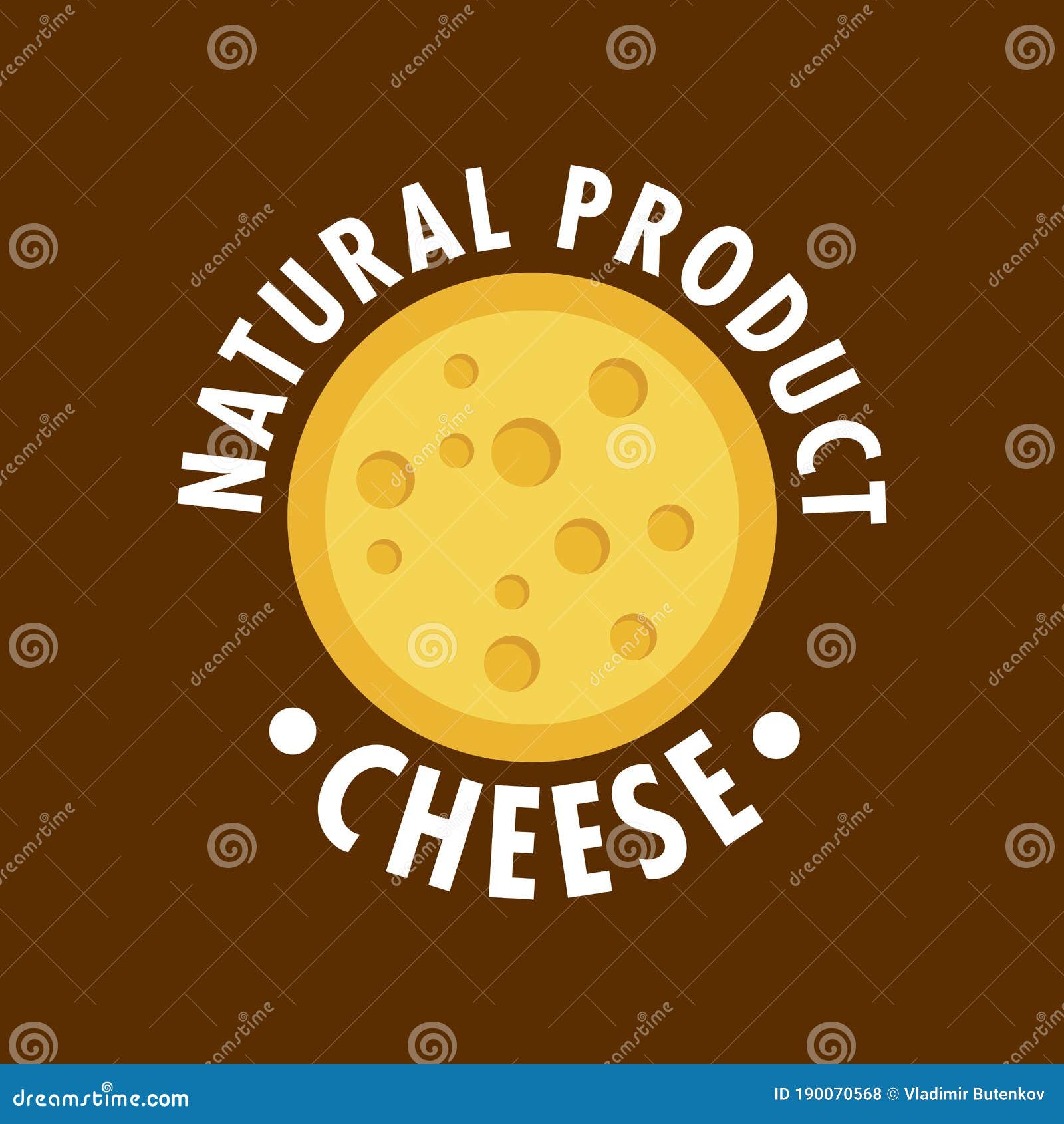 Vector Logo of the Cheese Production Company Stock Illustration ...