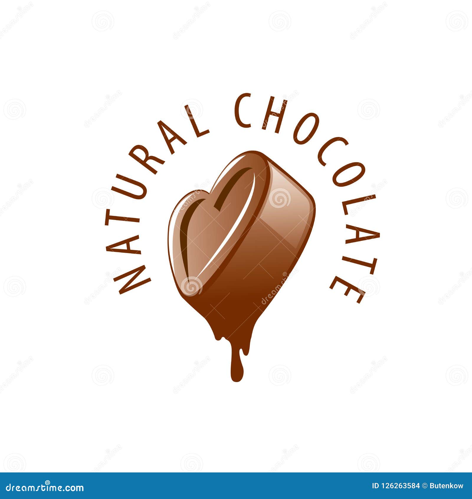 Vector logo chocolate stock vector. Illustration of graphic - 126263584