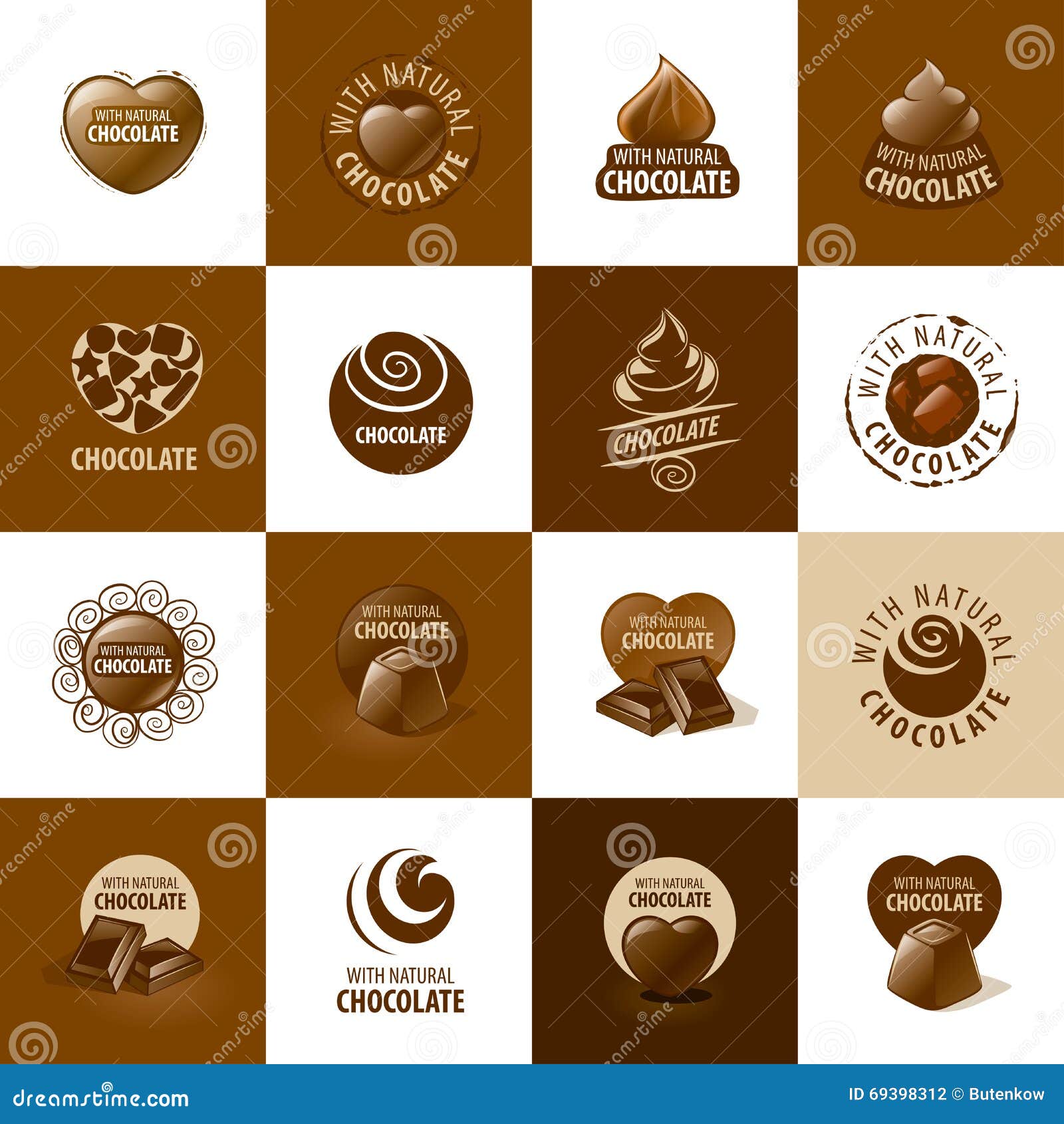 Vector logo chocolate stock illustration. Illustration of label - 69398312