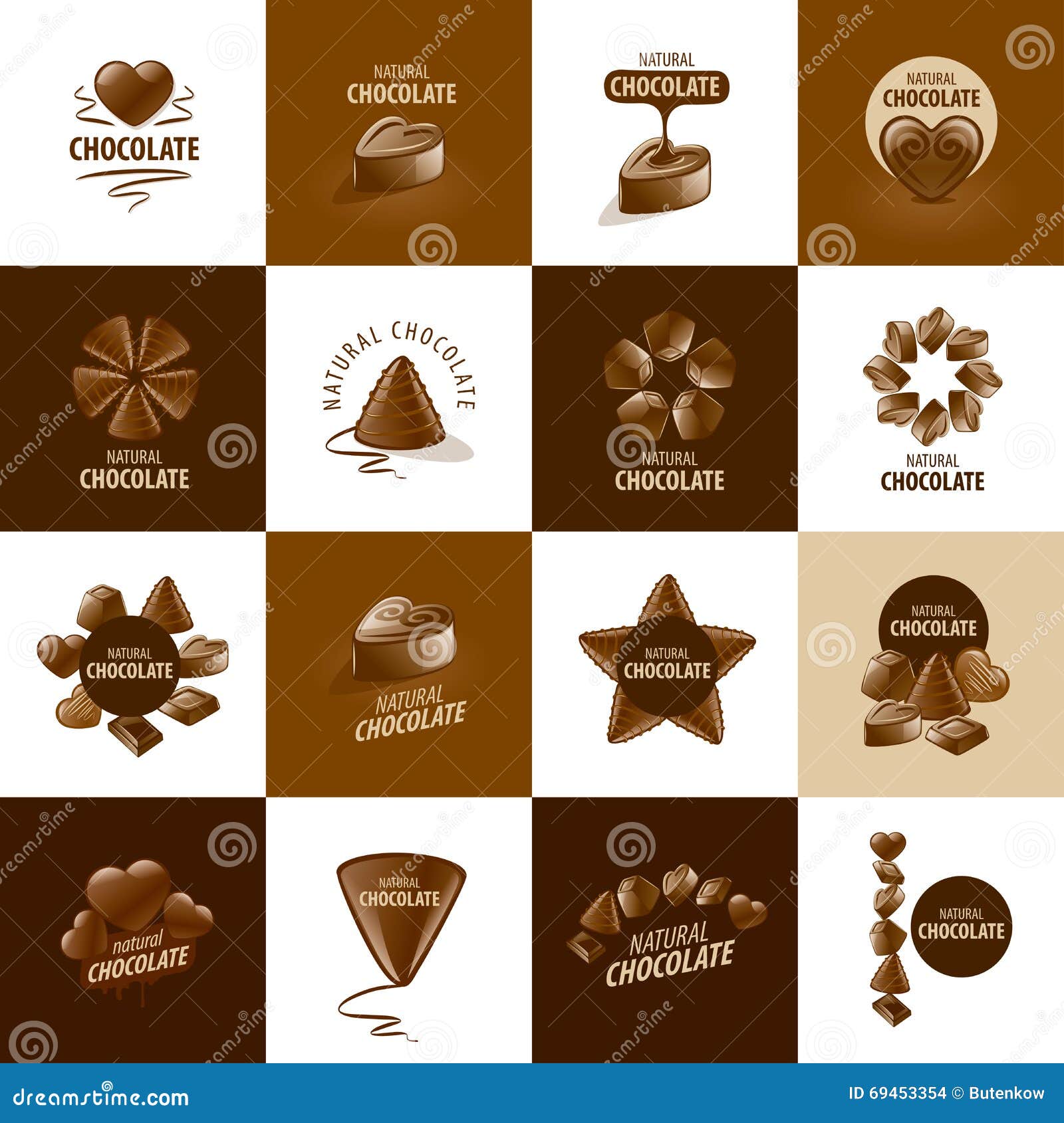 Vector logo chocolate stock illustration. Illustration of abstract ...