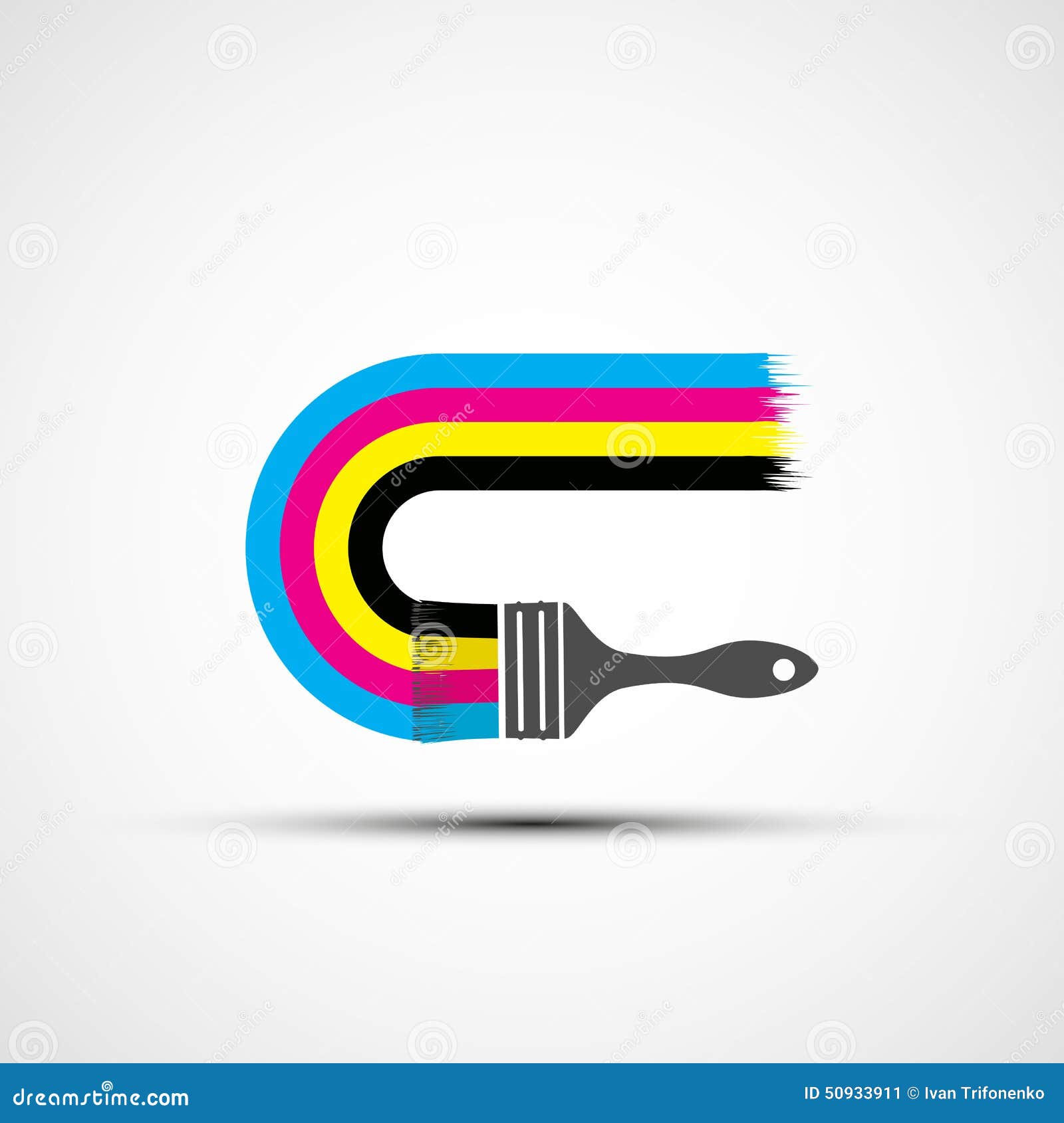 Logo - CMYK Sign, Concept Design Vector Illustration | CartoonDealer ...