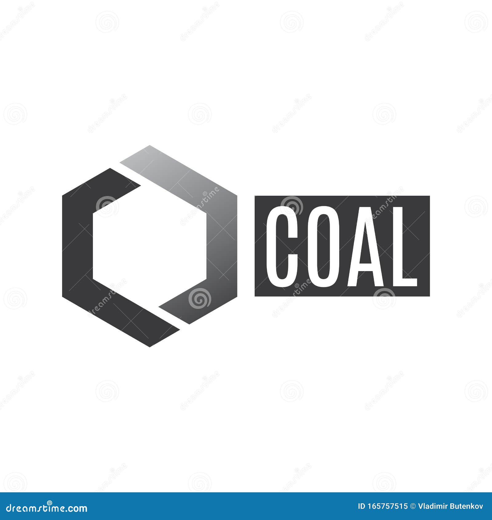 Vector Logo of Coal Mining and Sale Stock Illustration - Illustration ...