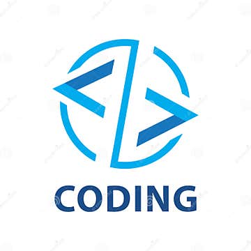 Vector Logo of Coding and it Companies Stock Illustration ...