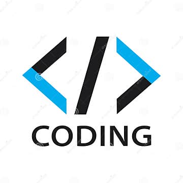 Vector Logo of Coding and it Companies Stock Vector - Illustration of ...