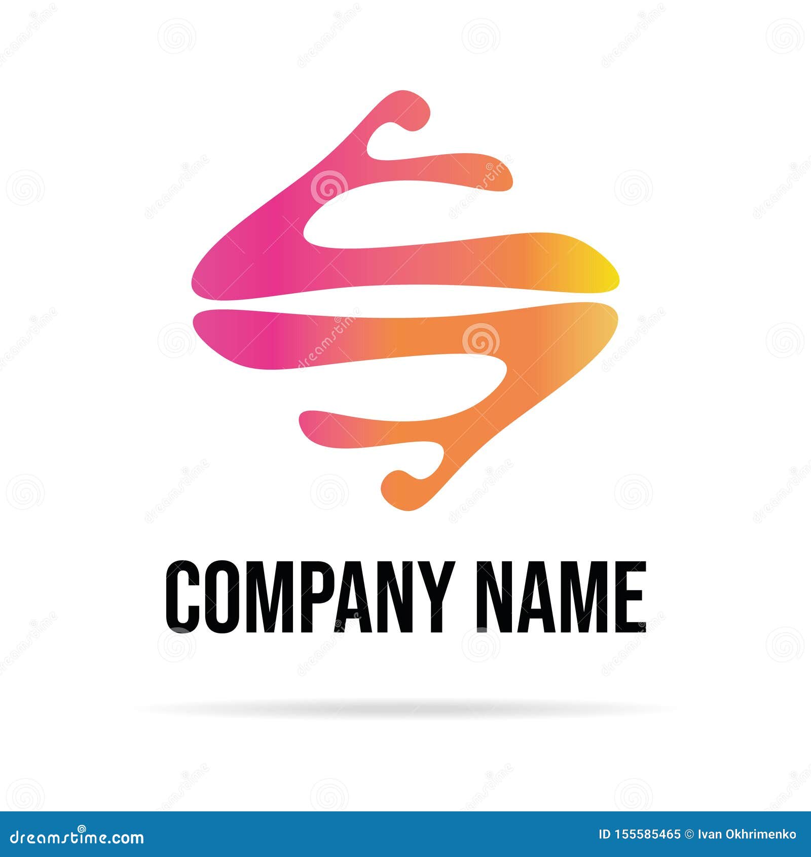Vector Logo color spot stock vector. Illustration of poster - 155585465