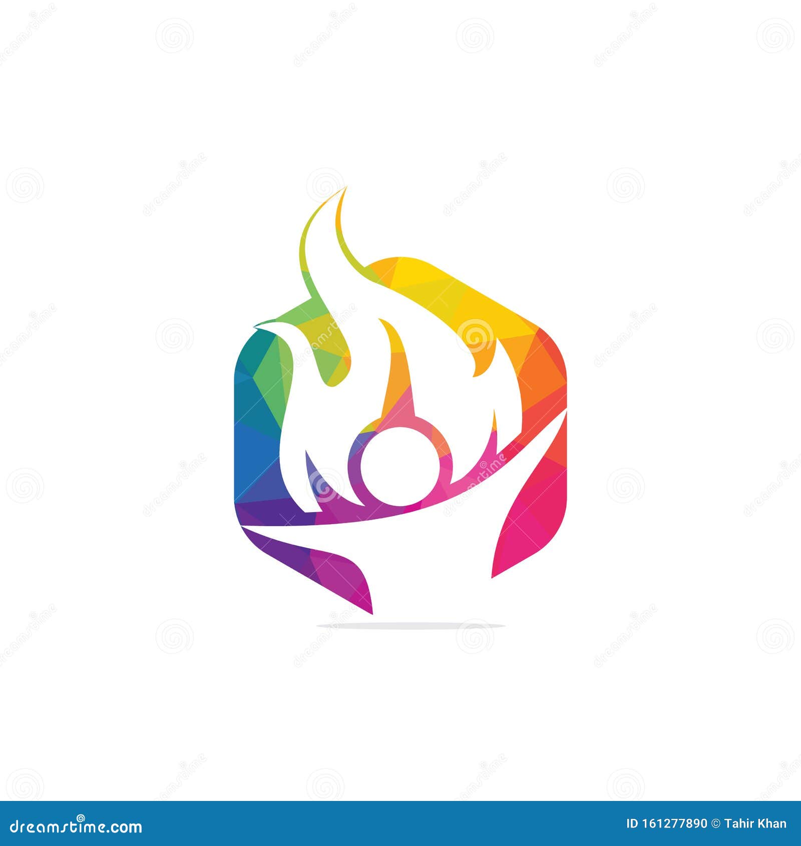 Fireman Logo Design.Red Flame Character Logotype. Stock Vector ...