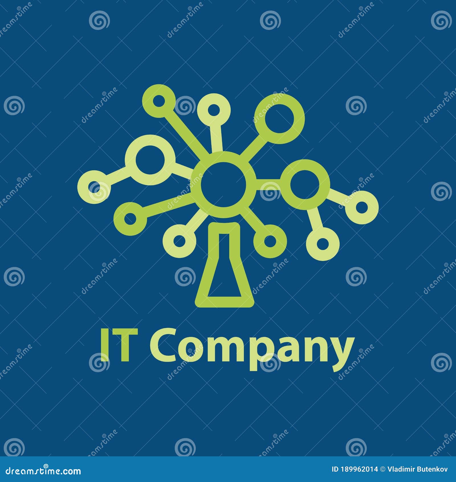 Vector Logo of an it Company, System Integrations Stock Illustration ...
