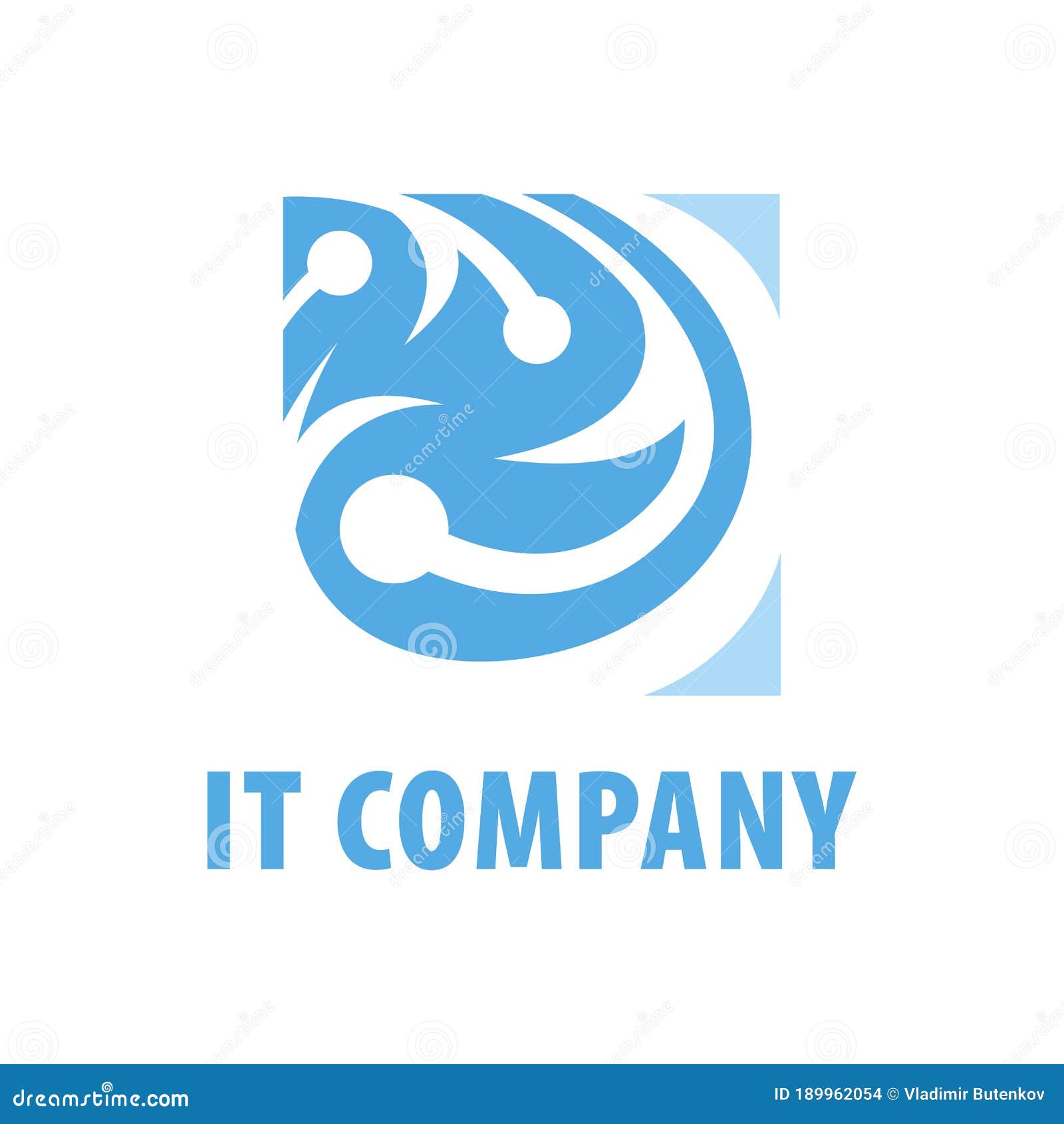 Vector Logo of an it Company, System Integrations Stock Illustration ...