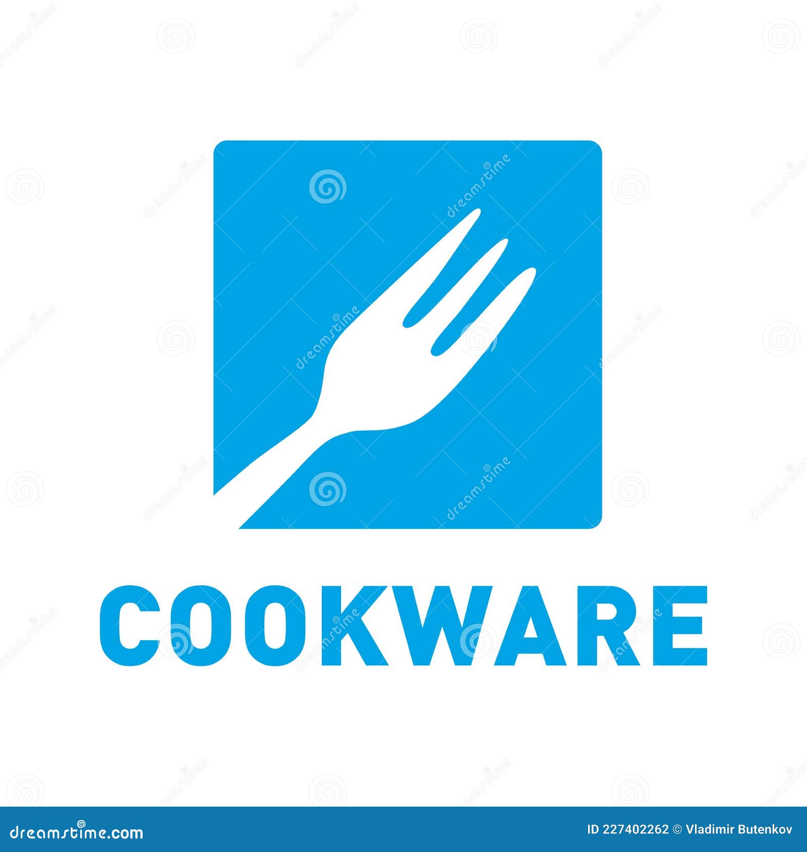 Vector Logo of the Cookware, Dining Utensils Store Stock Vector ...