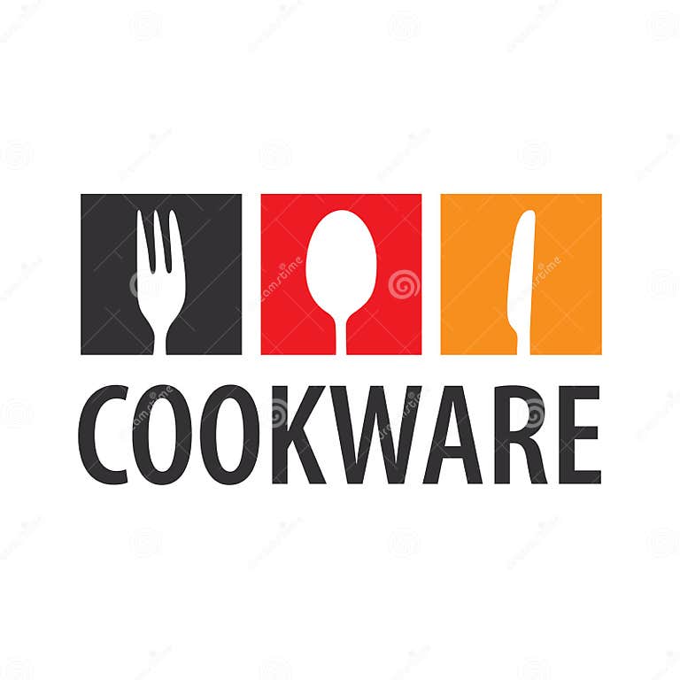 Vector Logo of the Cookware, Dining Utensils Store Stock Vector ...