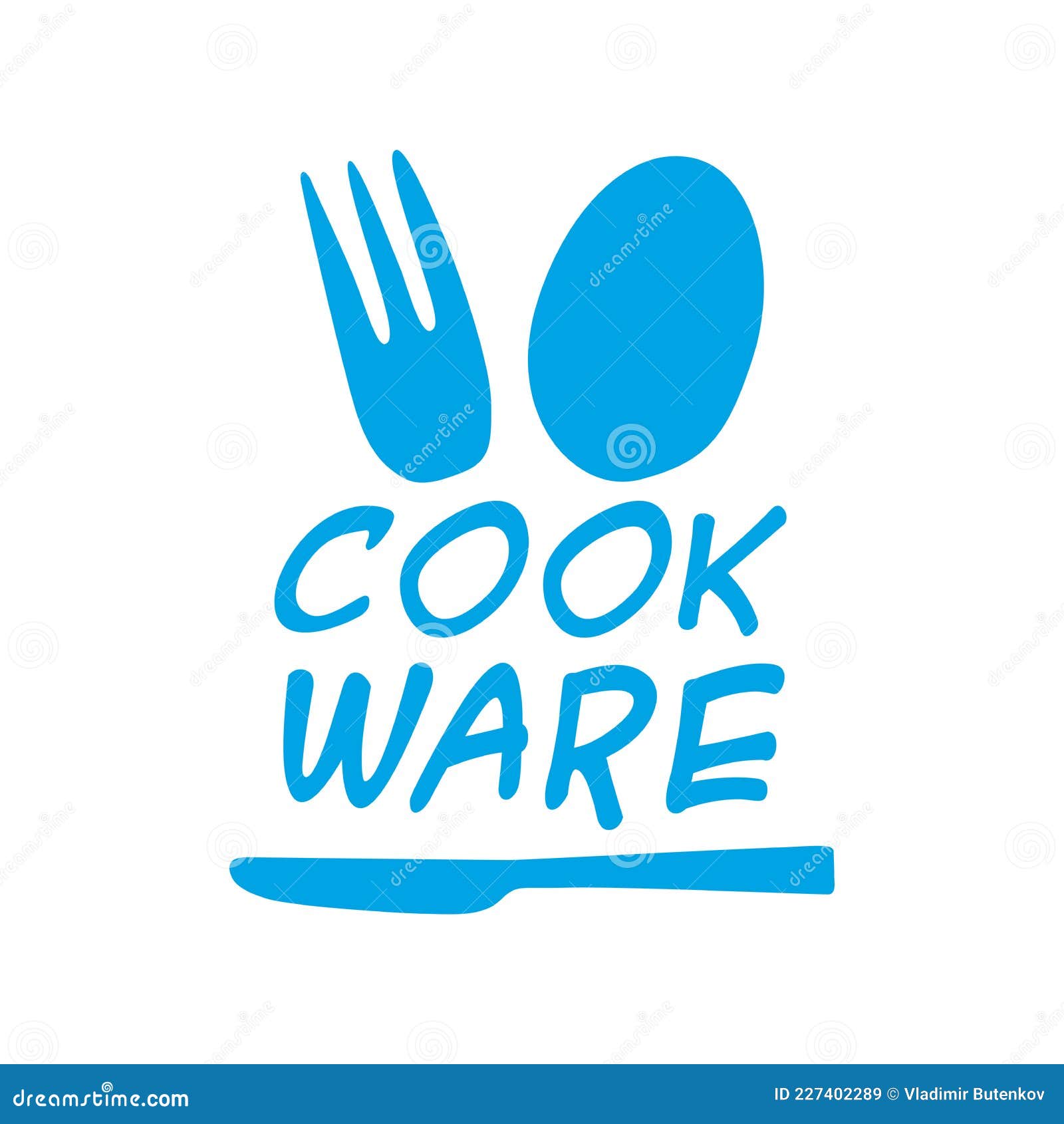 Vector Logo of the Cookware, Dining Utensils Store Stock Vector ...