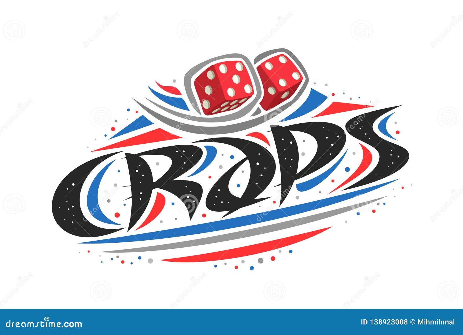 Vector Craps Table Layout (small) | CartoonDealer.com #15086233