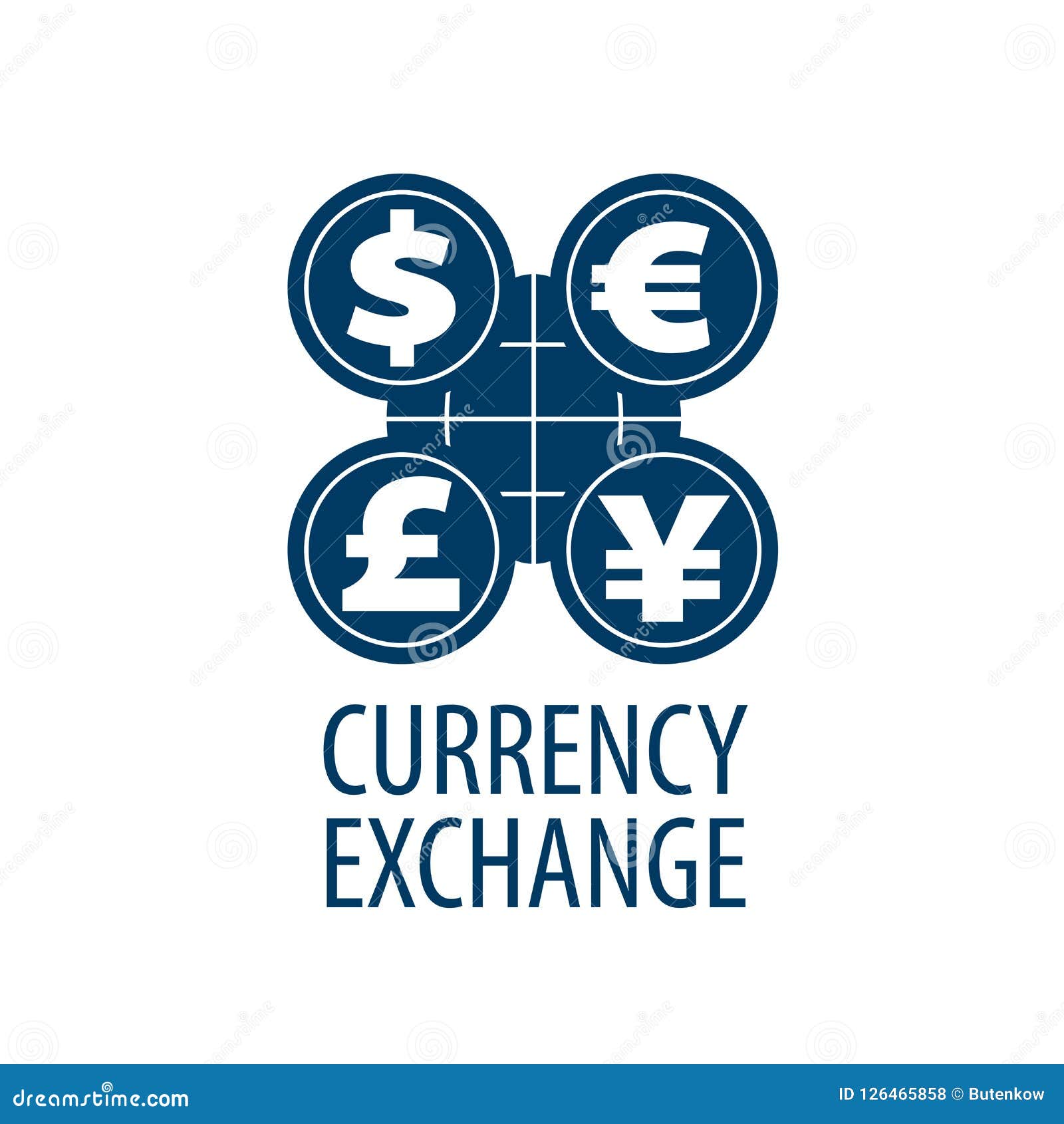 Vector Logo Currency Exchange Stock Vector - Illustration of mark ...