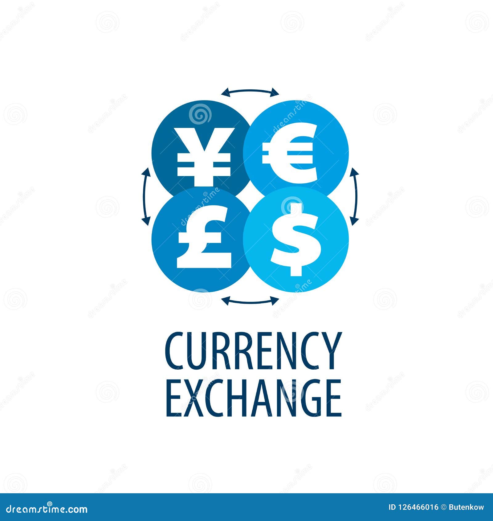 Vector Logo Currency Exchange Stock Vector - Illustration of graphic ...