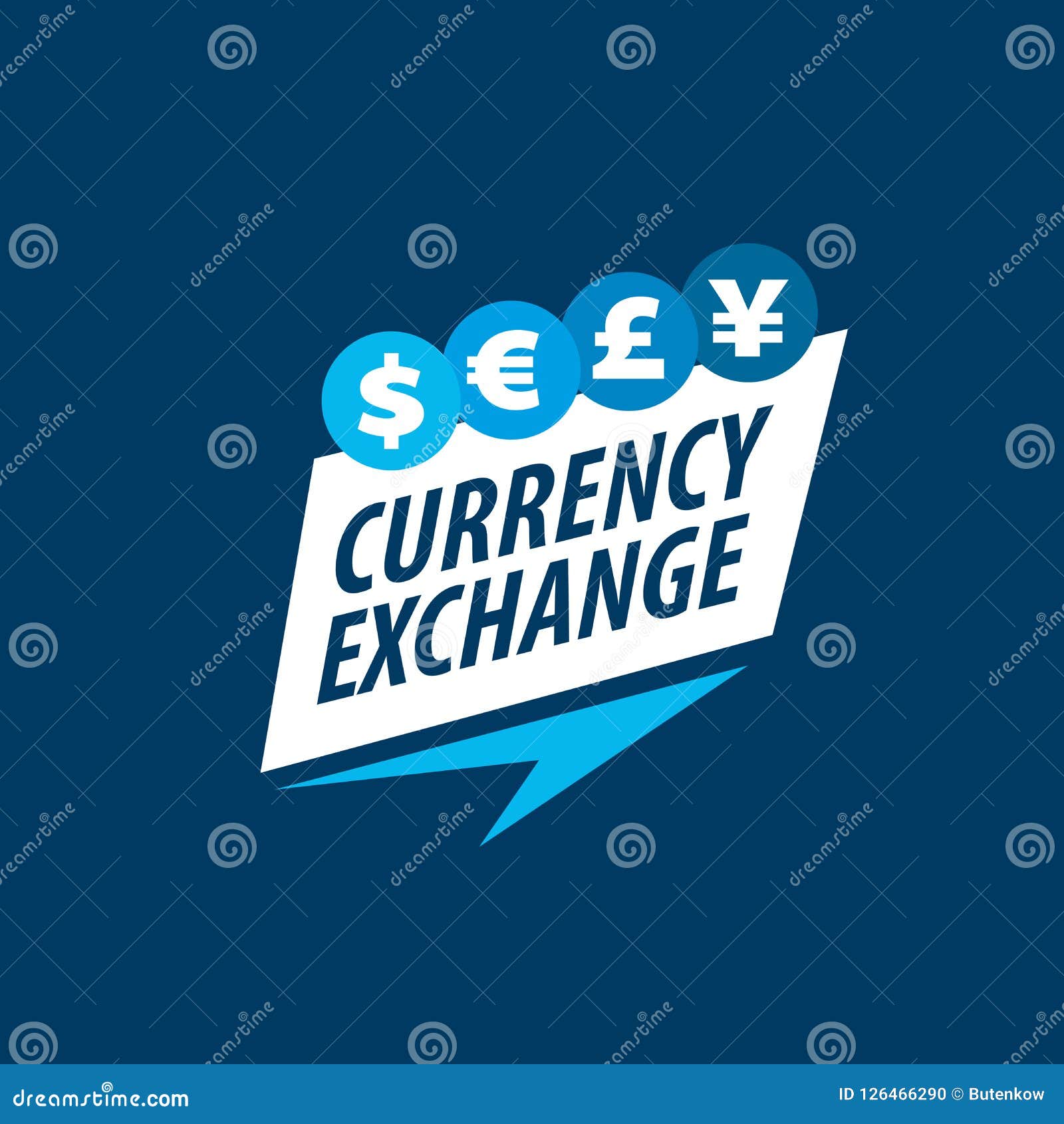 Vector Logo Currency Exchange Stock Vector - Illustration of graphic ...