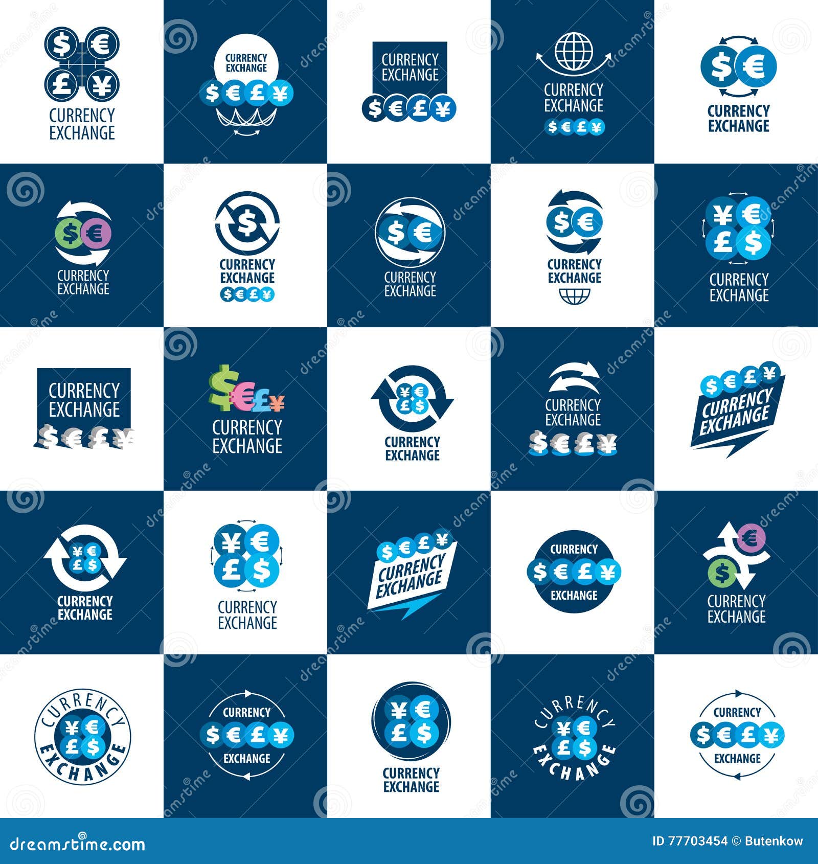 Vector Logo Currency Exchange Stock Vector - Illustration of arrow ...