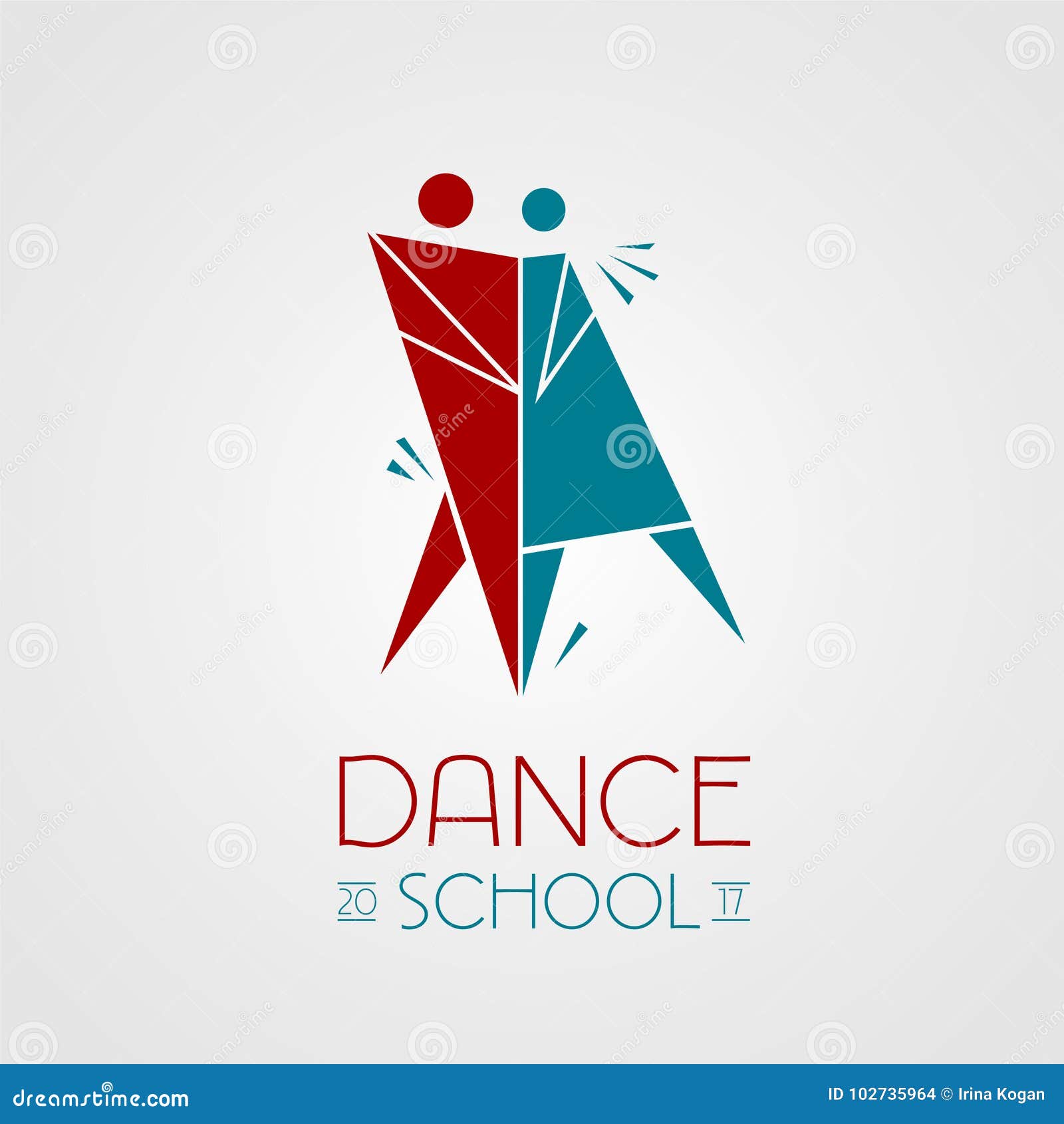 Vector Logo for Dance Studio Stock Vector - Illustration of background ...