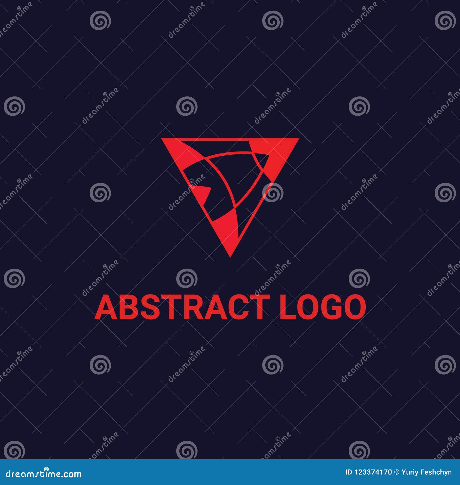 Vector Logo Design. Abstract Symbol Stock Vector - Illustration of ...